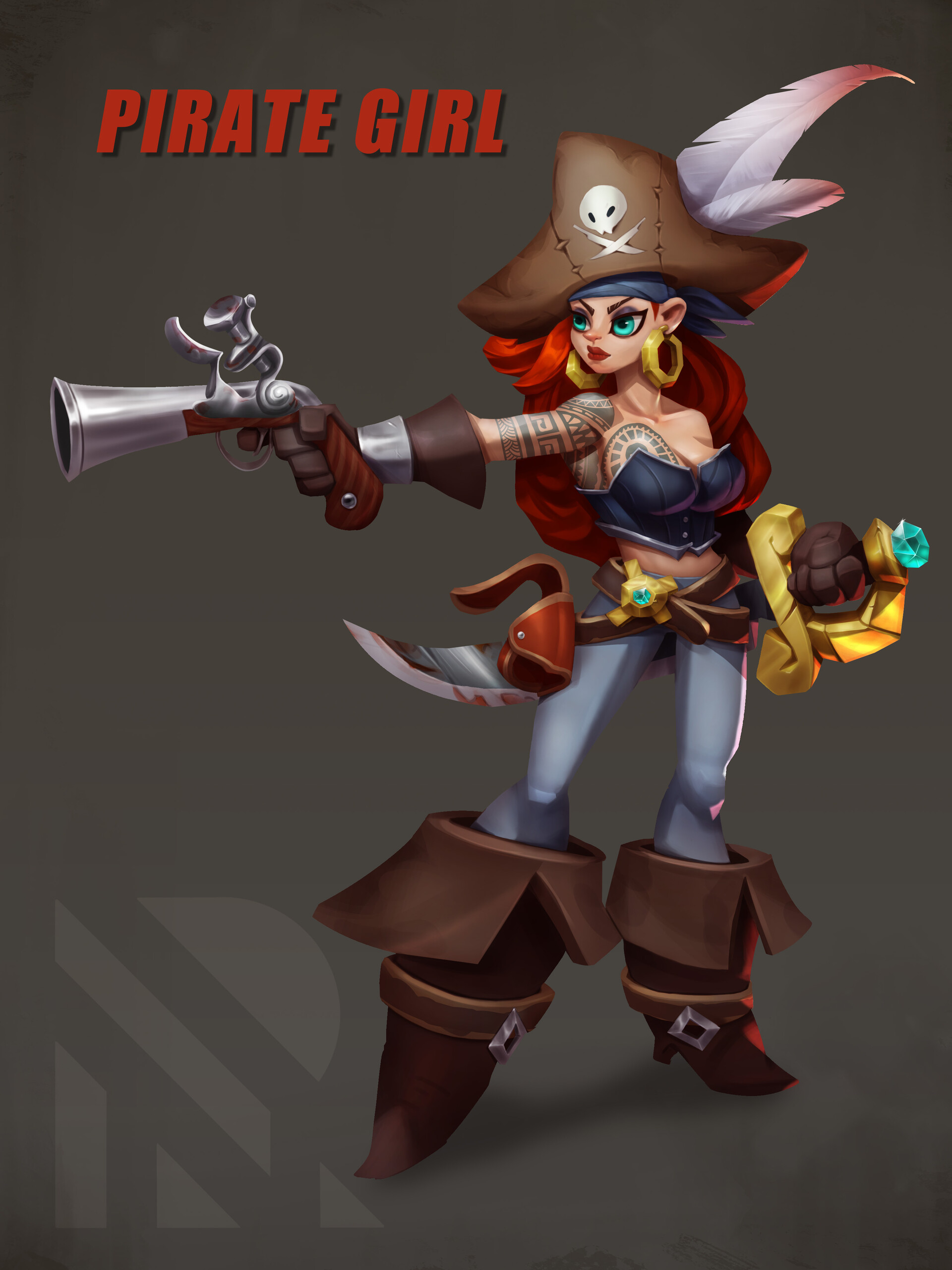 ArtStation - Pirate Girl