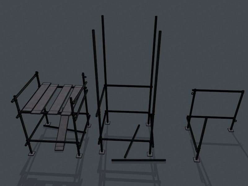 stepping stones - Modular Scaffolding Set
