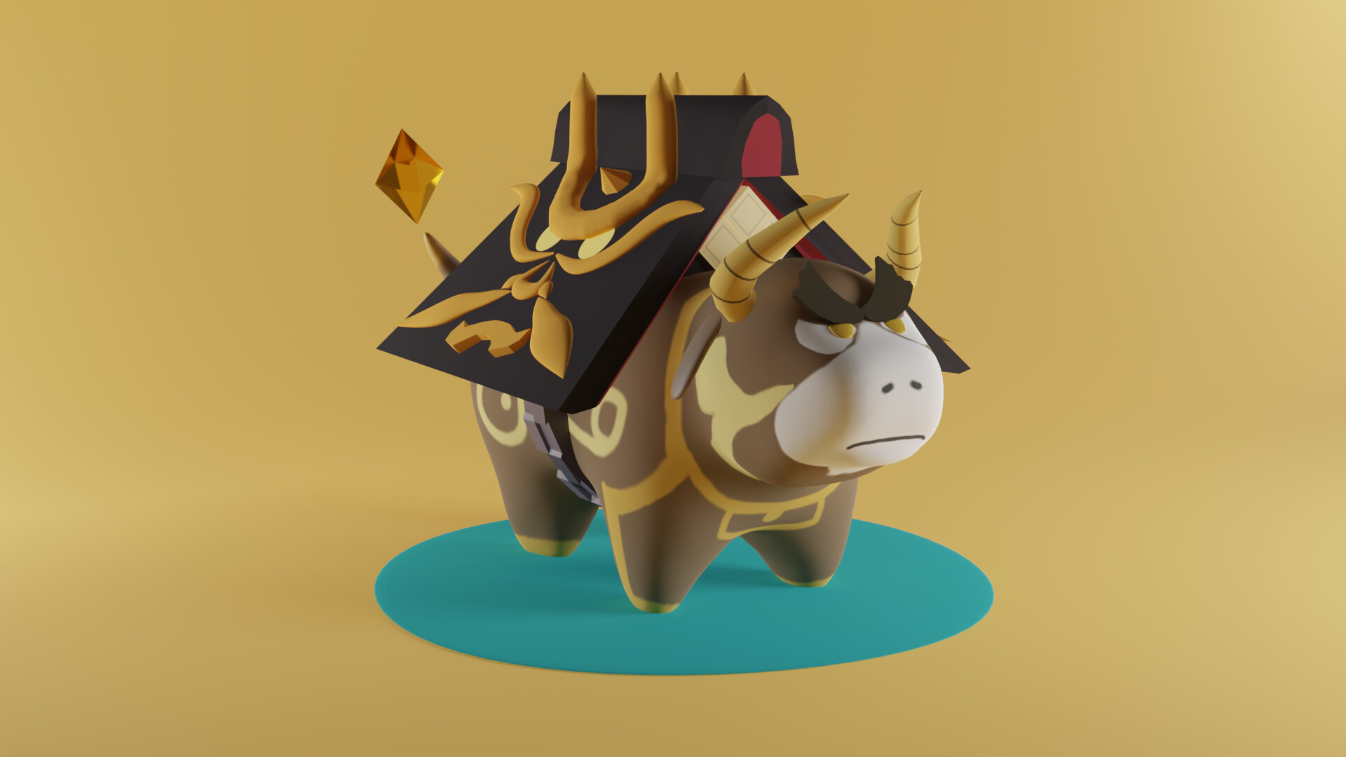 ArtStation - Arataki Itto's Cow named Cow