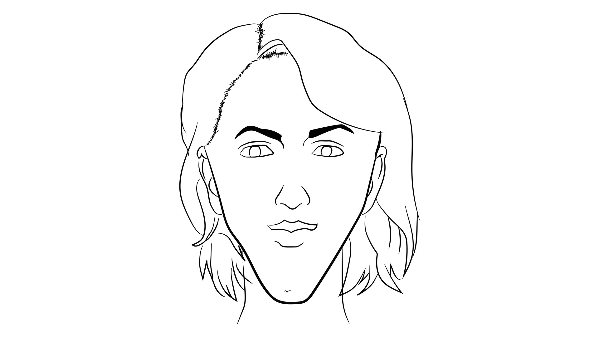 ArtStation - Girl sketch