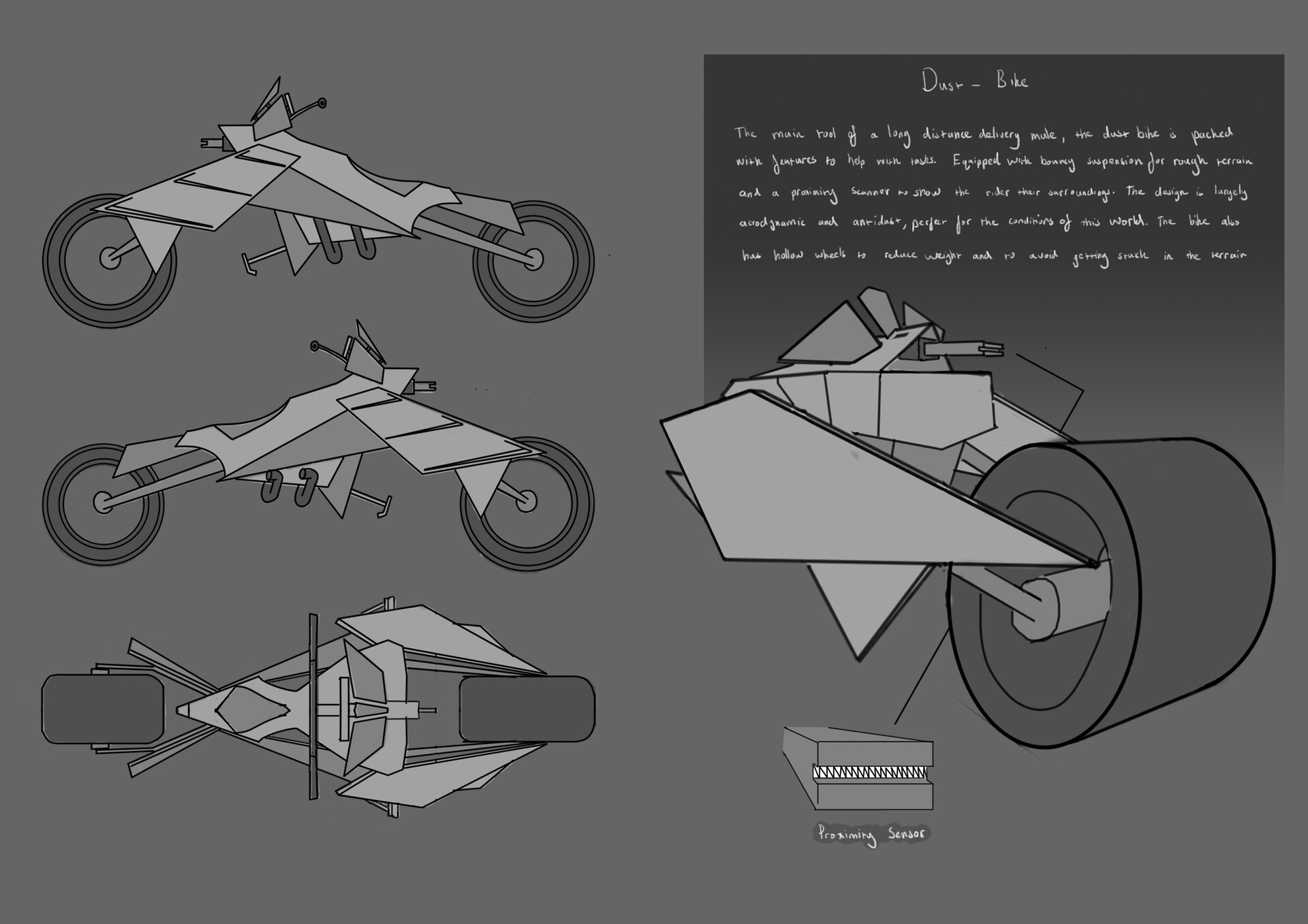 ArtStation - Dust Bike - Vehicle Concept