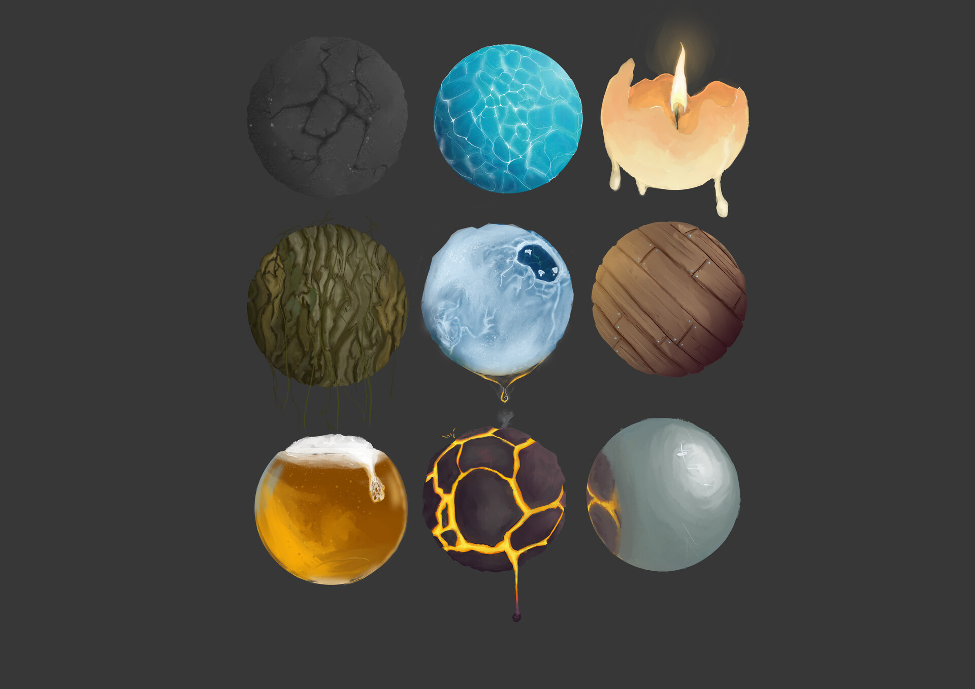 ArtStation - Material Study