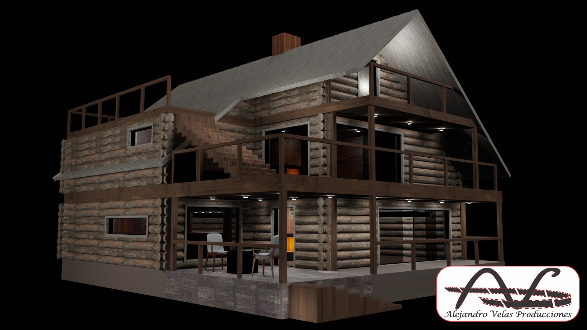 ArtStation - Rustic cabin