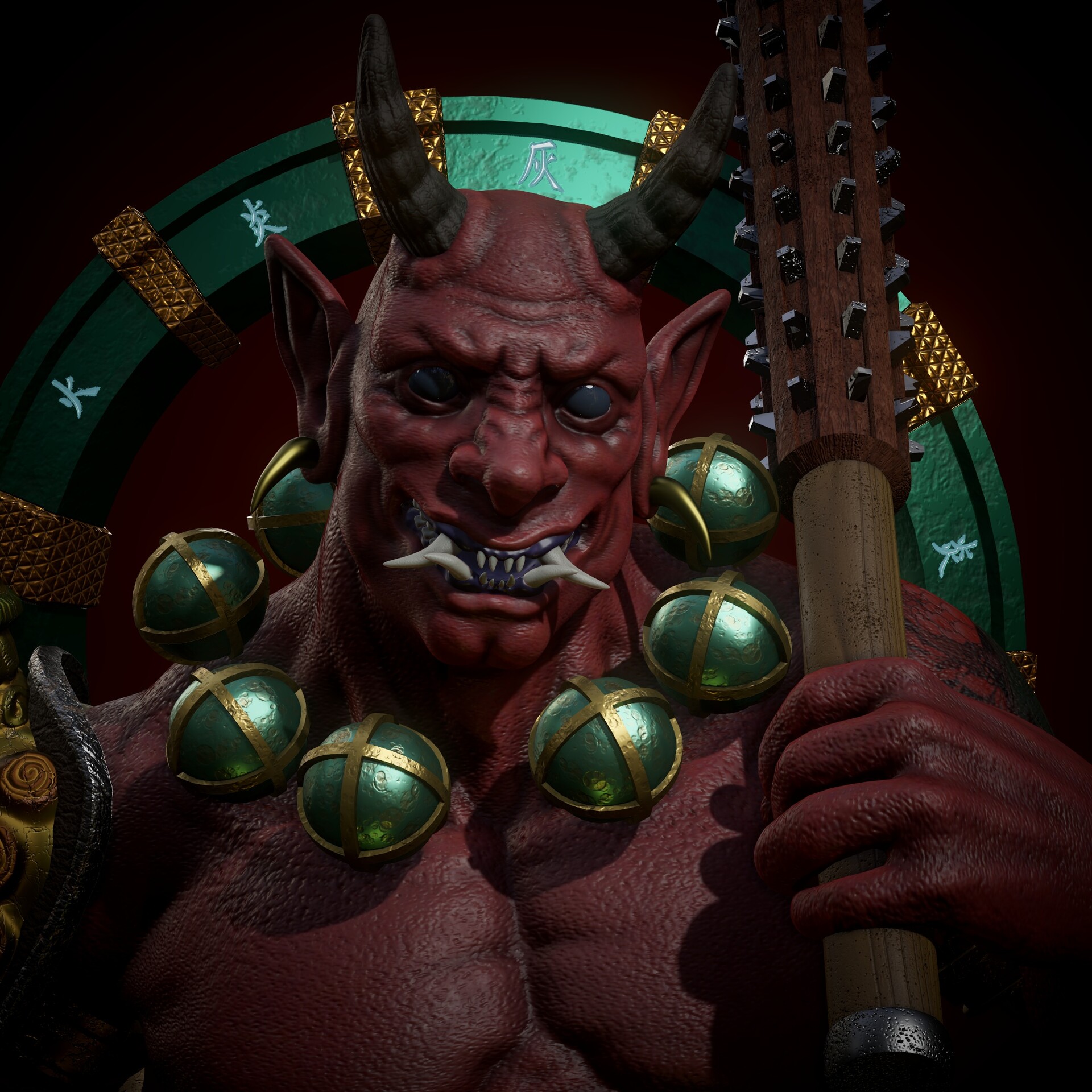 ArtStation - oni demon