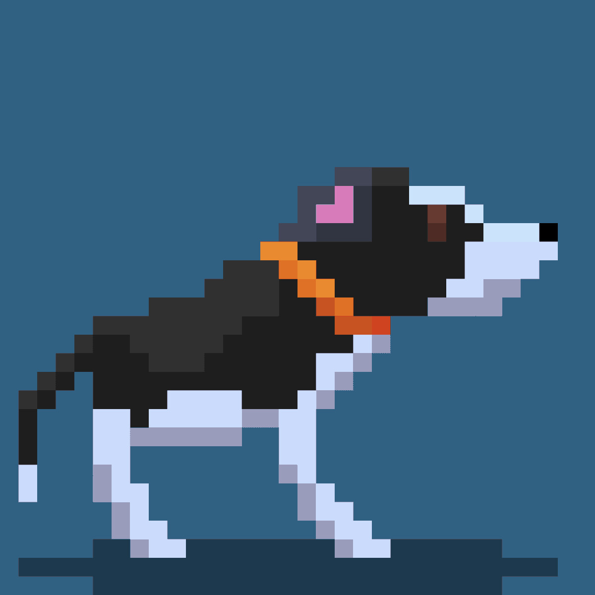 ArtStation - Animated Pixel Dog Commission - Wojo