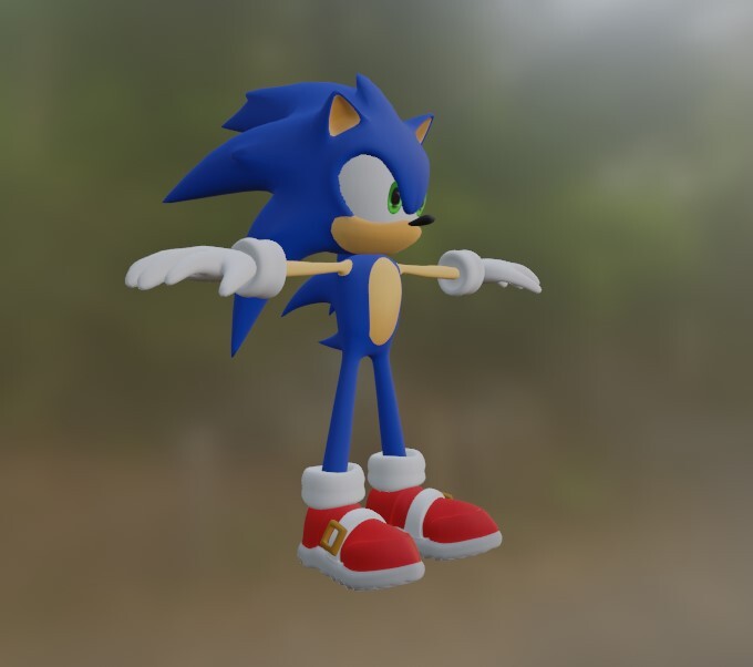 sonic animated 3d