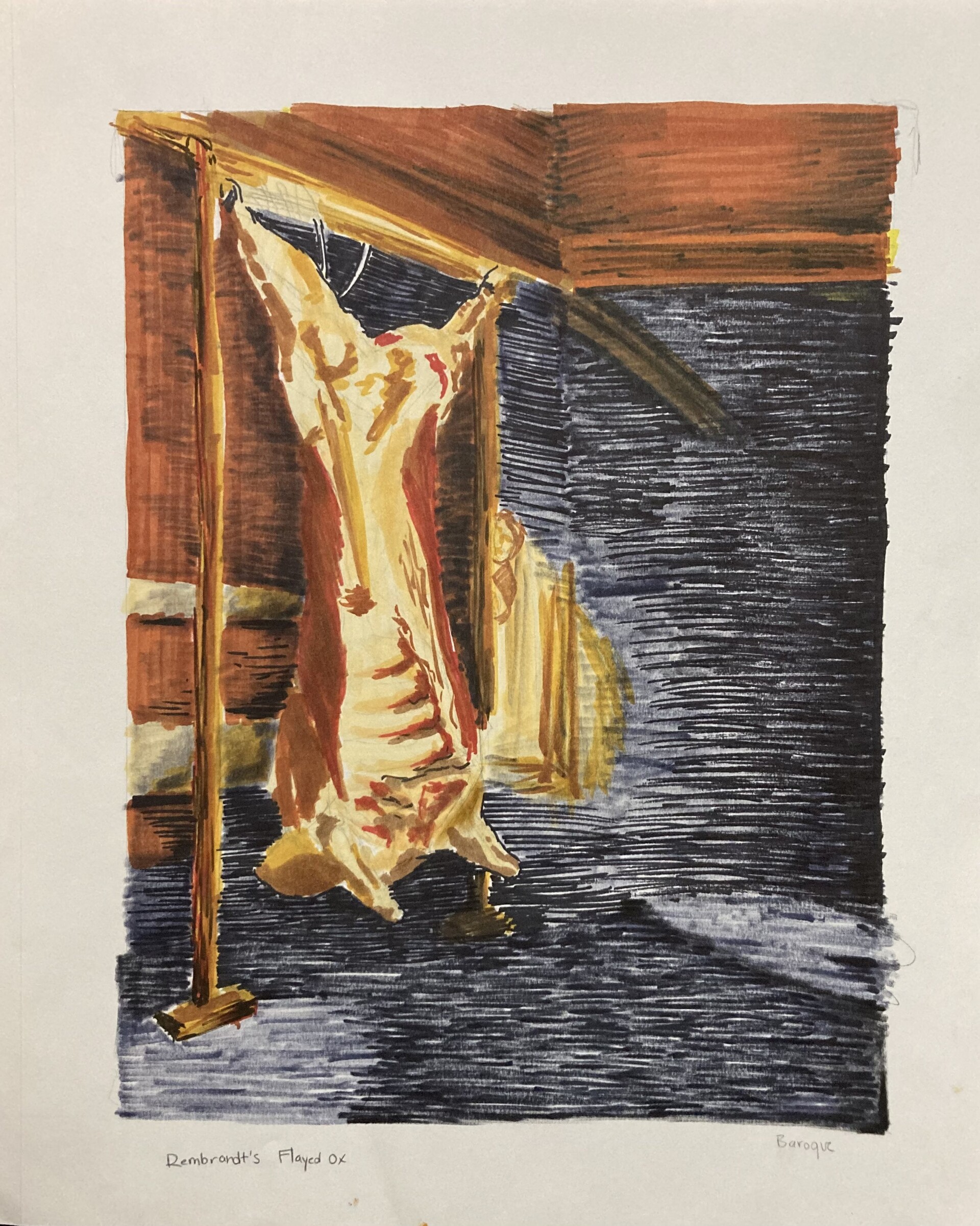 ArtStation - Rembrandt's Flayed Ox