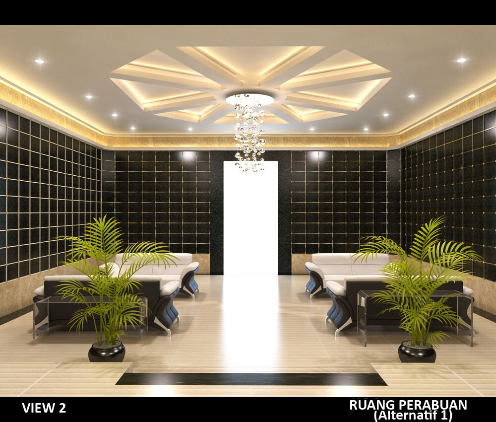 ArtStation Ash-Room Design- Funeral (temple)