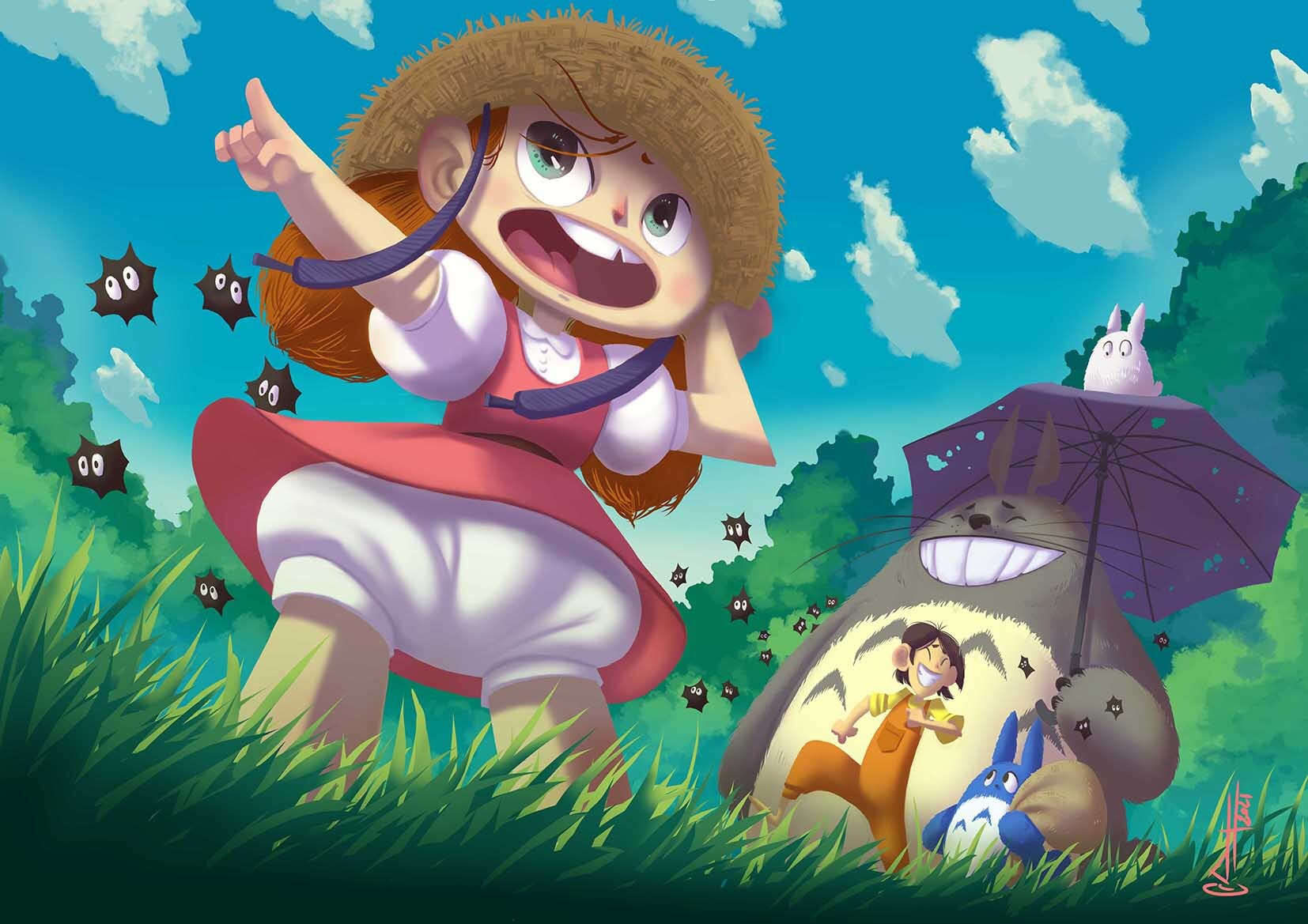 ArtStation - Totoro totoro