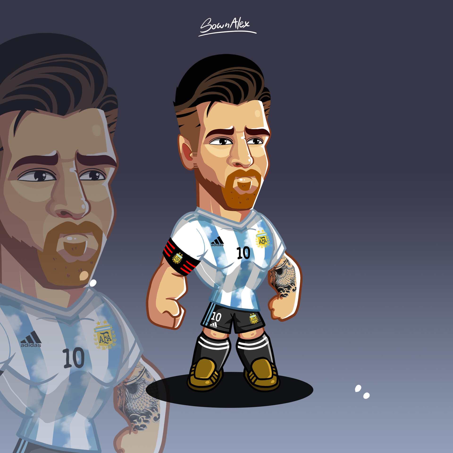 ArtStation - messi fanart