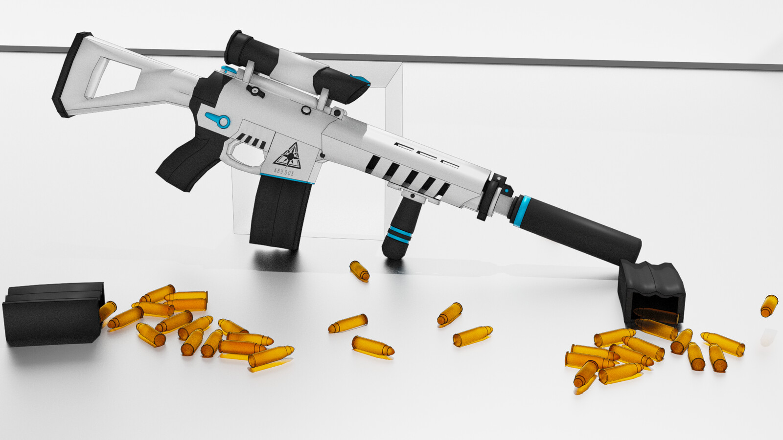 Naikun - Sunaookami Shiroko's Rifle from Blue Archive