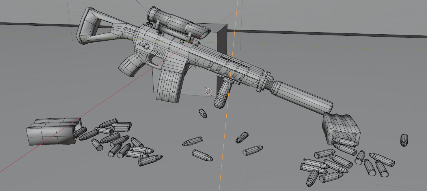 Naikun - Sunaookami Shiroko's Rifle from Blue Archive