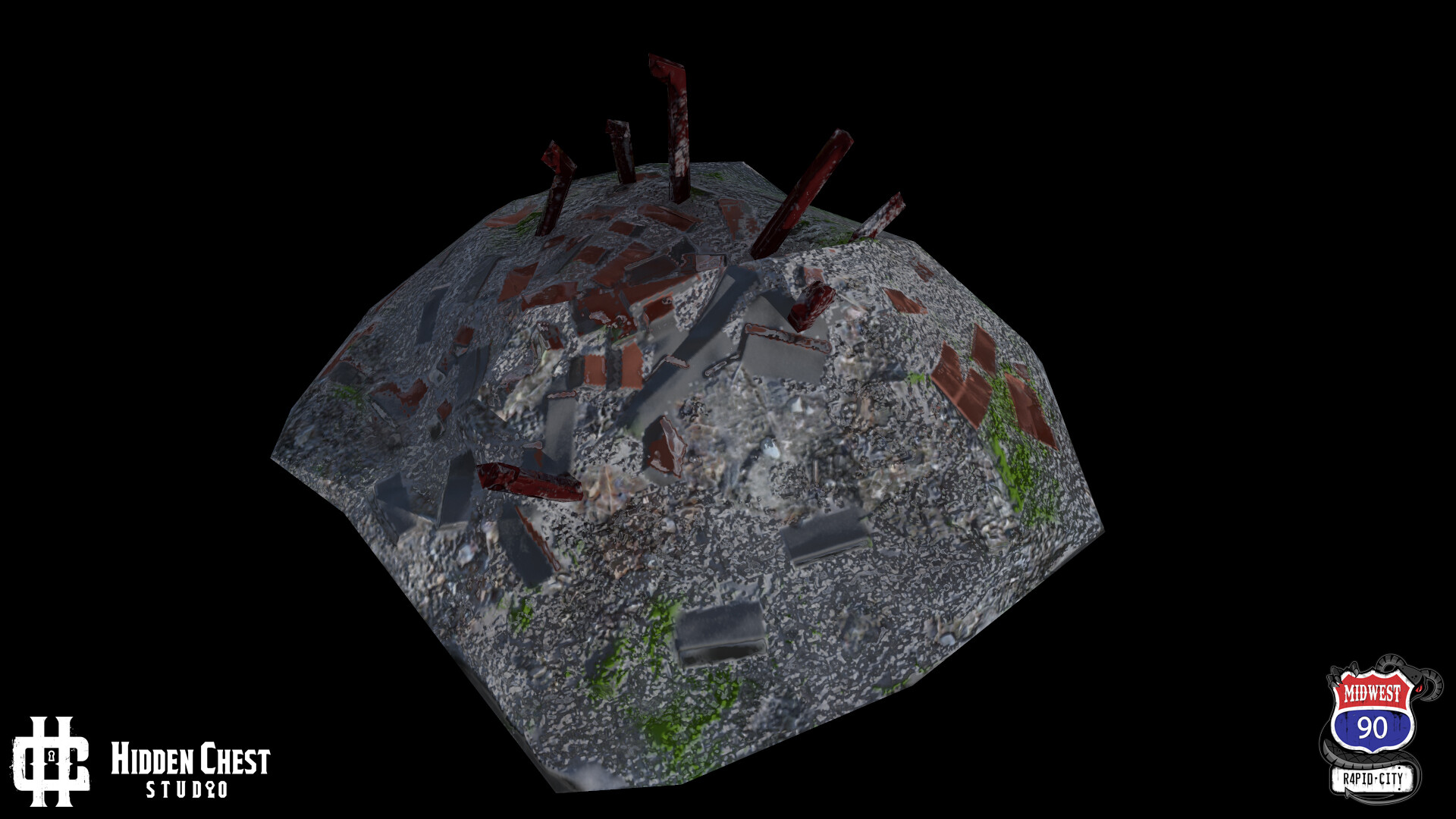 ArtStation - Broken walls from Midwest 90: Rapid City