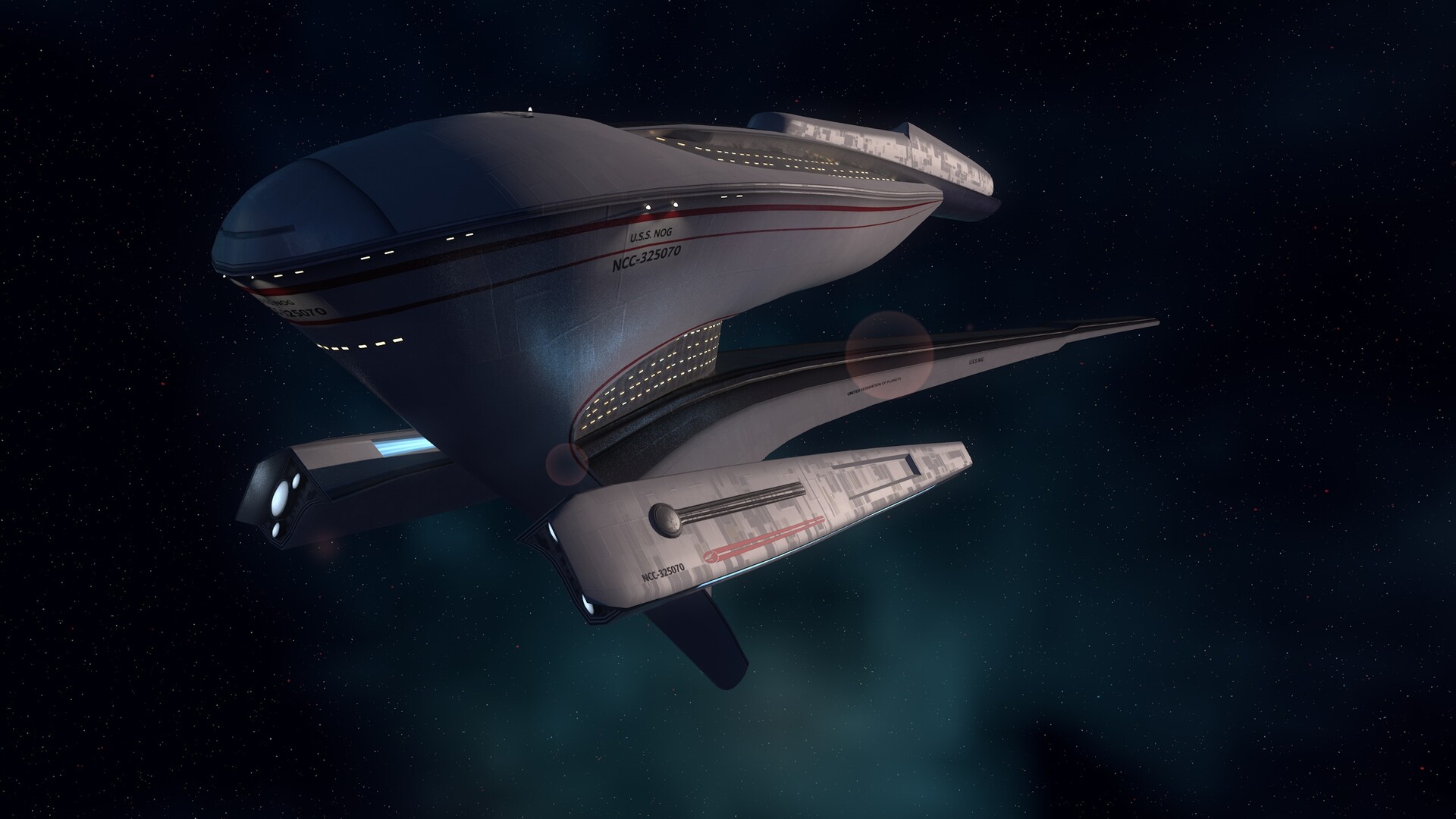 ArtStation - U.S.S. Nog, Eisenberg class