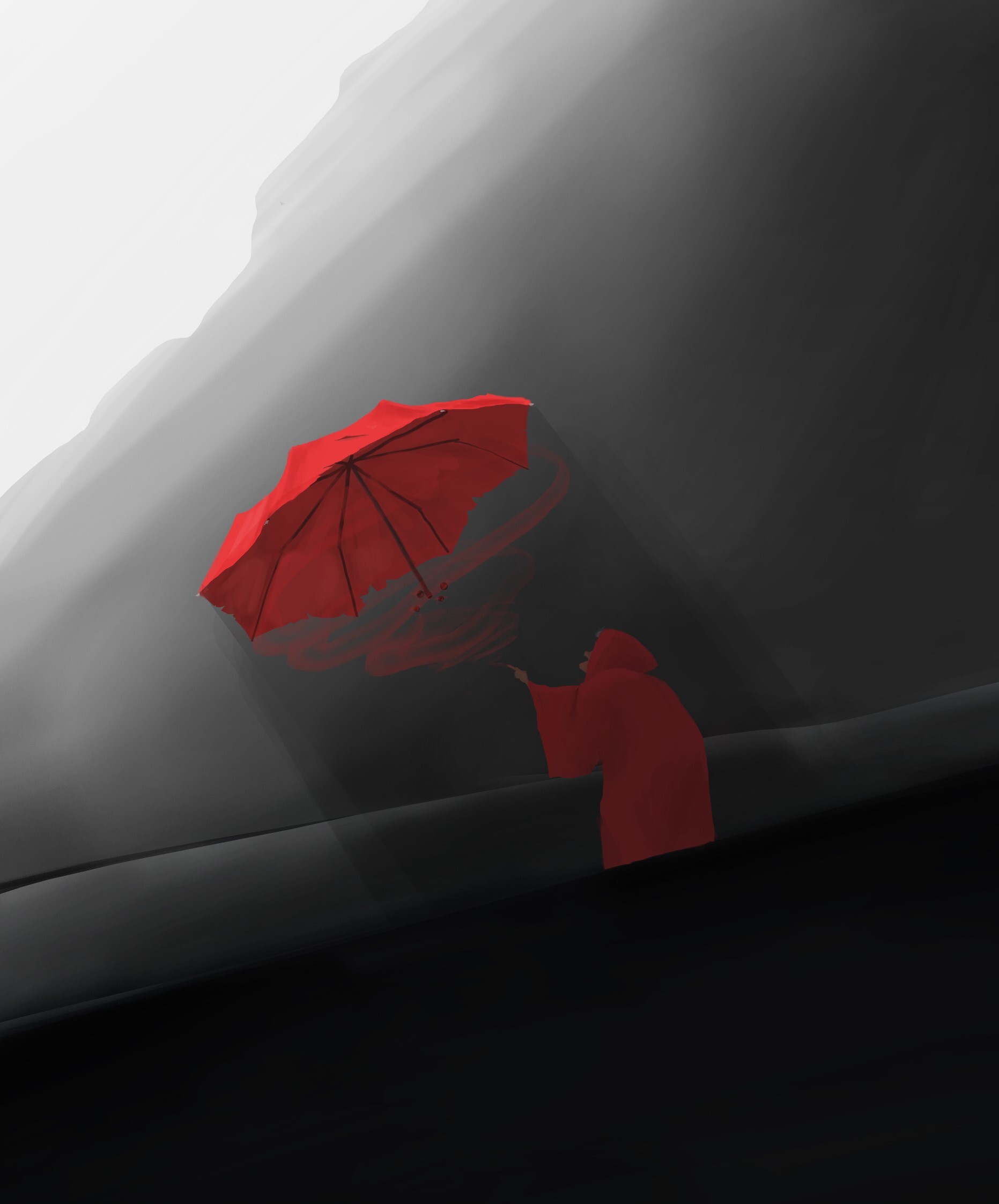 ArtStation - Red Umbrella