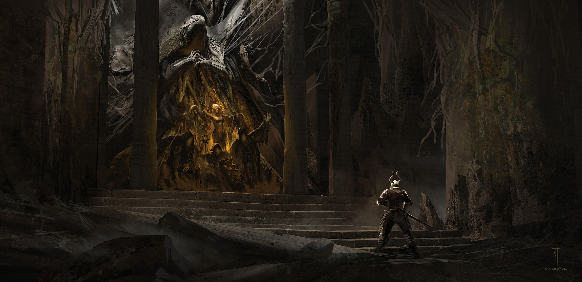 Demon's Hall by Nutchapol Thitinunthakorn : r/ImaginaryInteriors