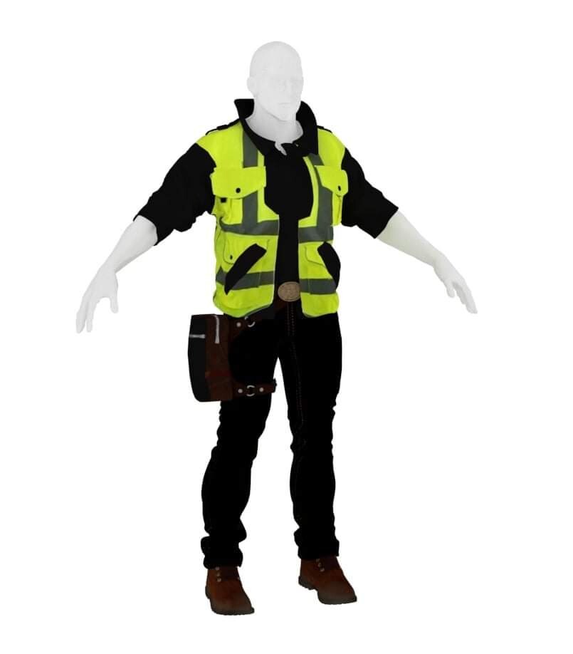 ArtStation - 3D character with vest