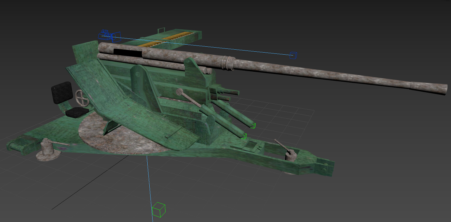 ArtStation - Flak 37 AA Gun