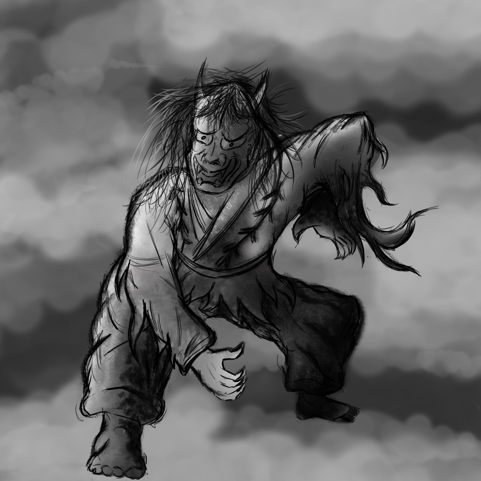 Callum Highfield - Character Design - Hannya