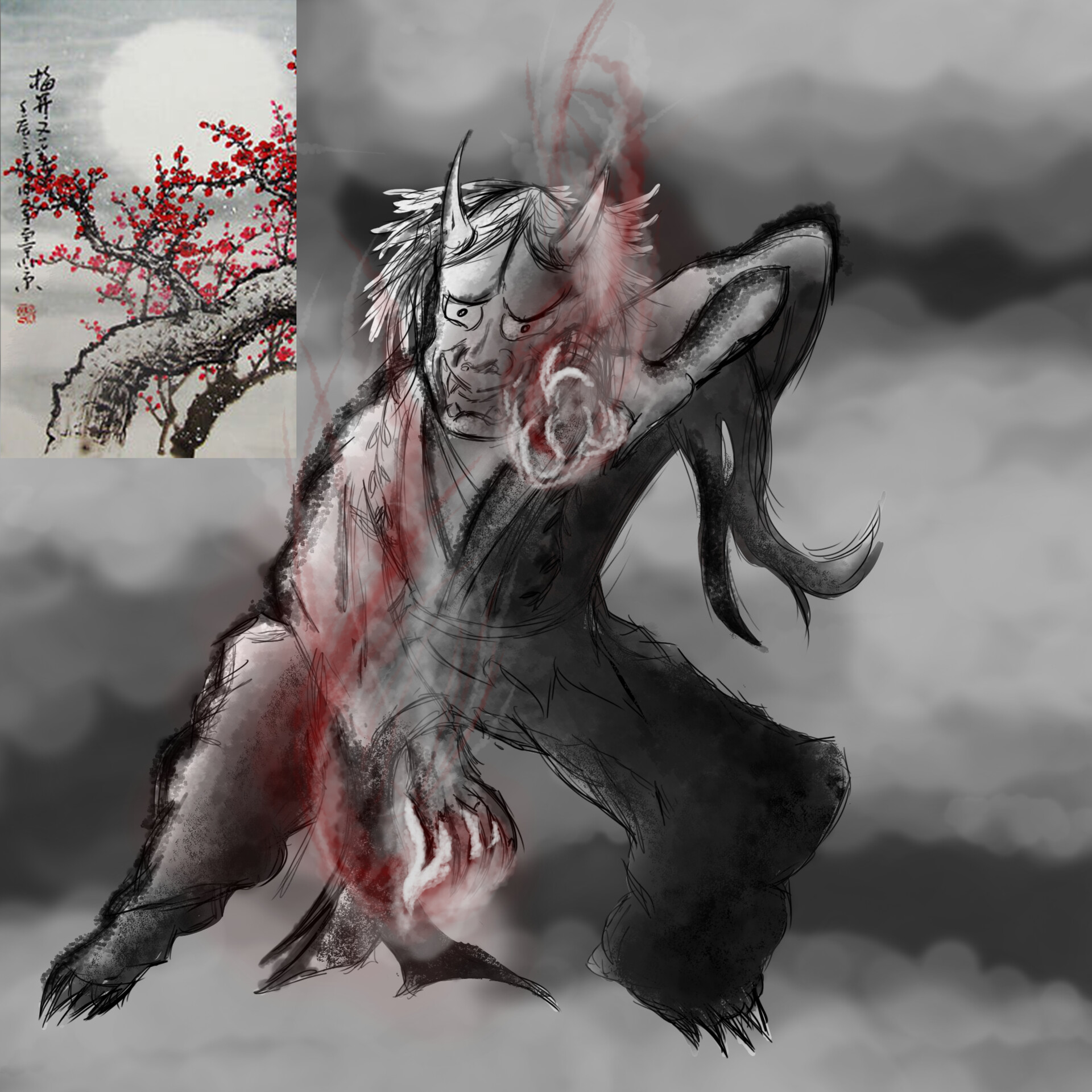 Callum Highfield - Character Design - Hannya