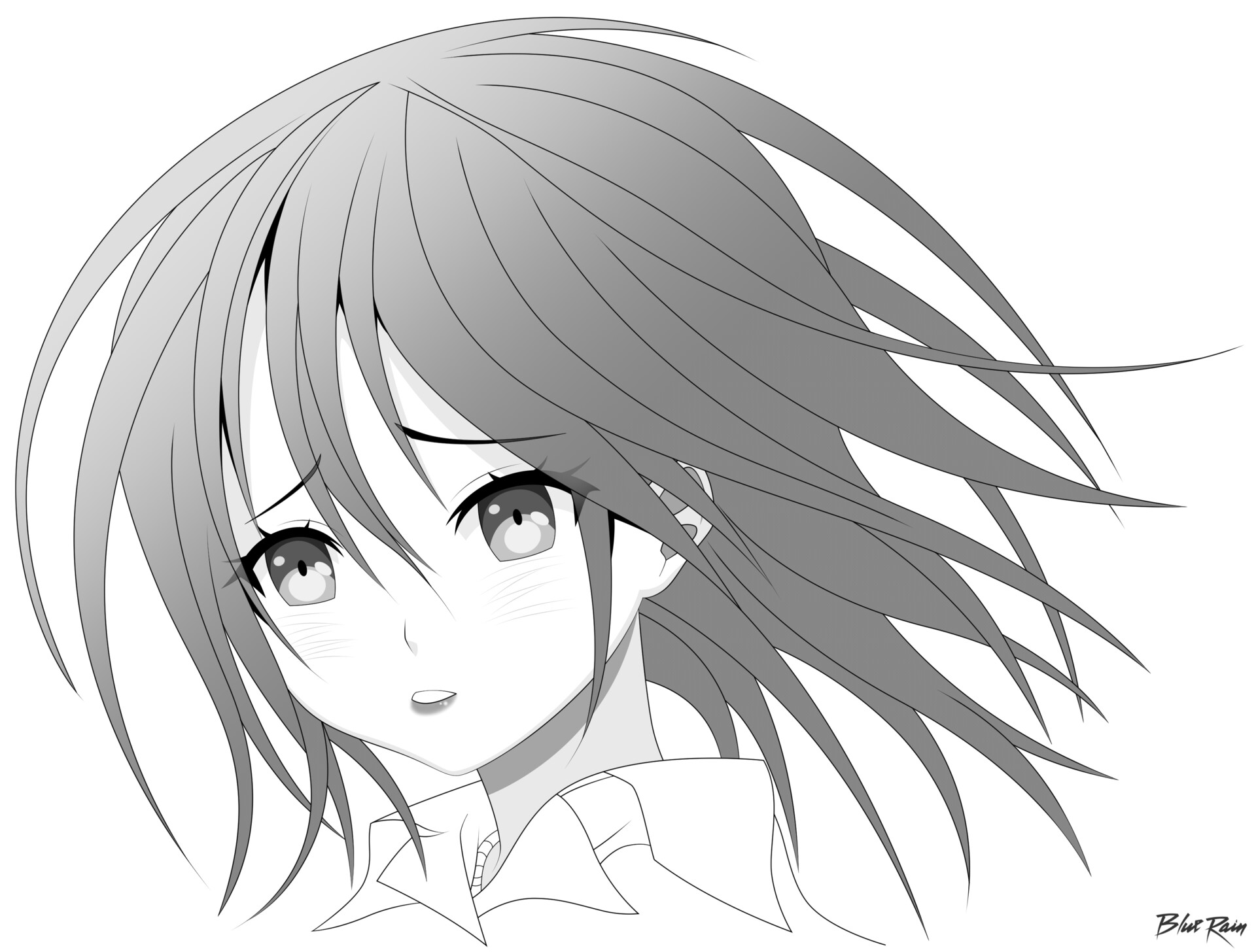 how to draw yuki from vampire knight