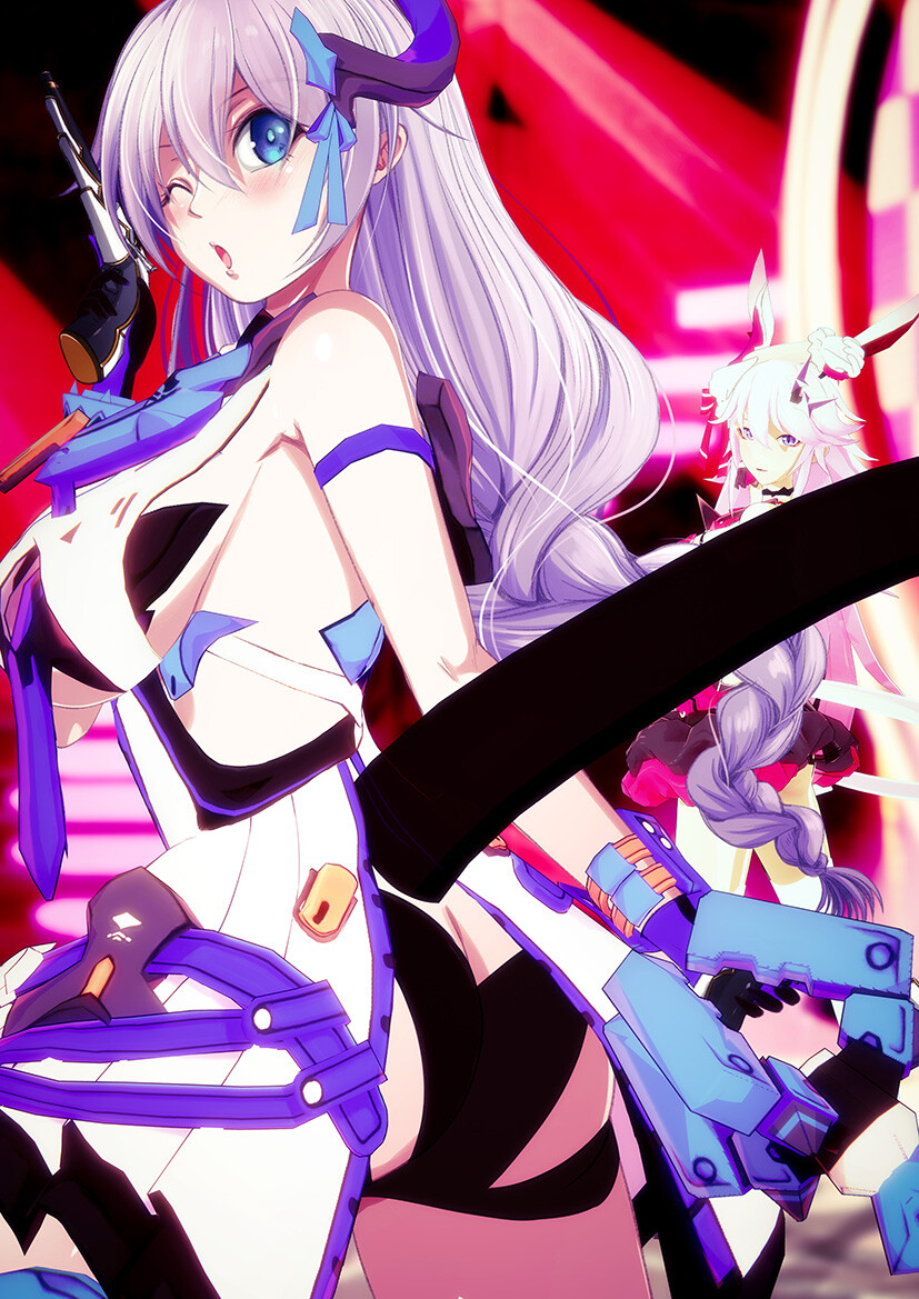ArtStation - Vodka Girls (Kallen Kaslana) - Honkai Impact 3rd