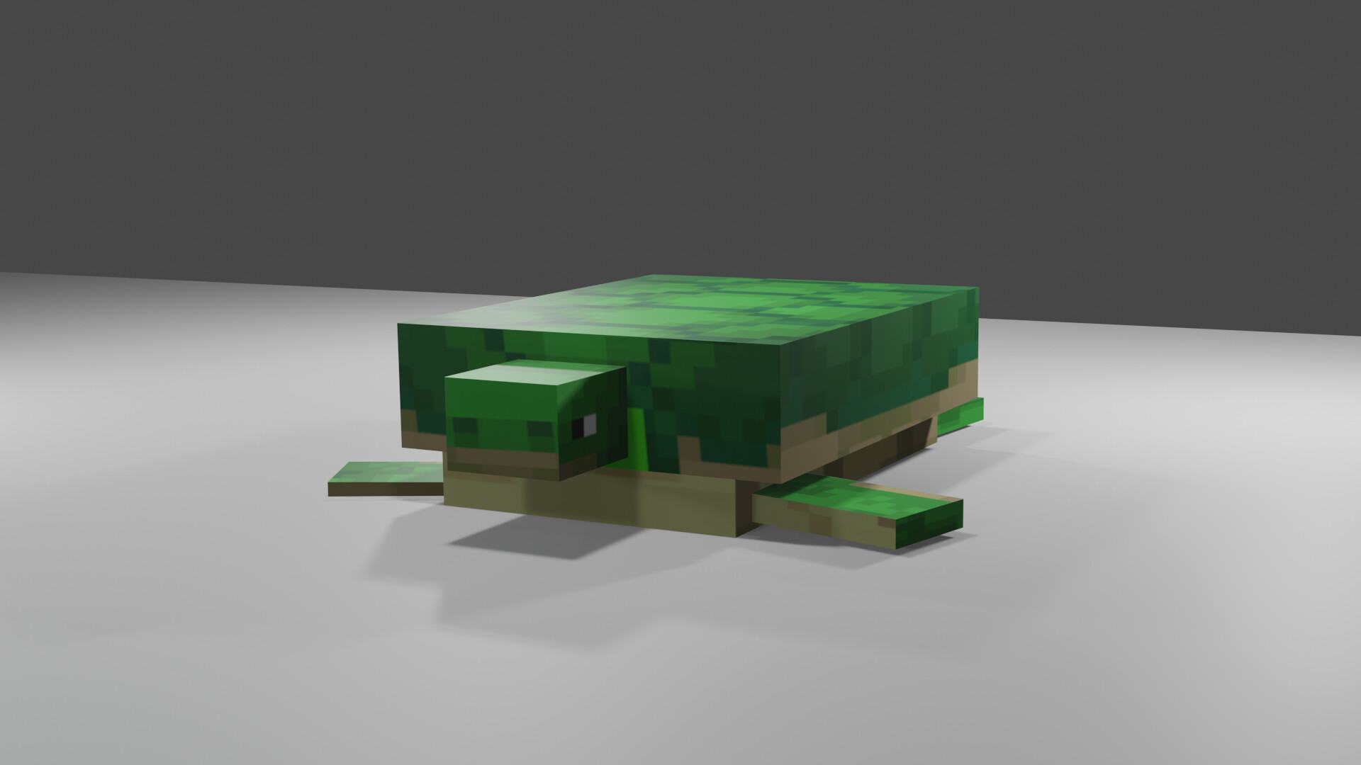 ArtStation - Minecraft Turtle 3D Model