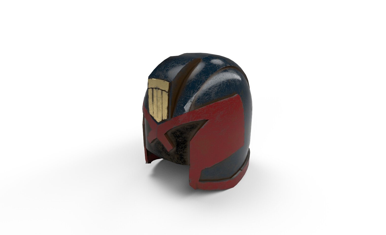 ArtStation - Judge Dredd helmet