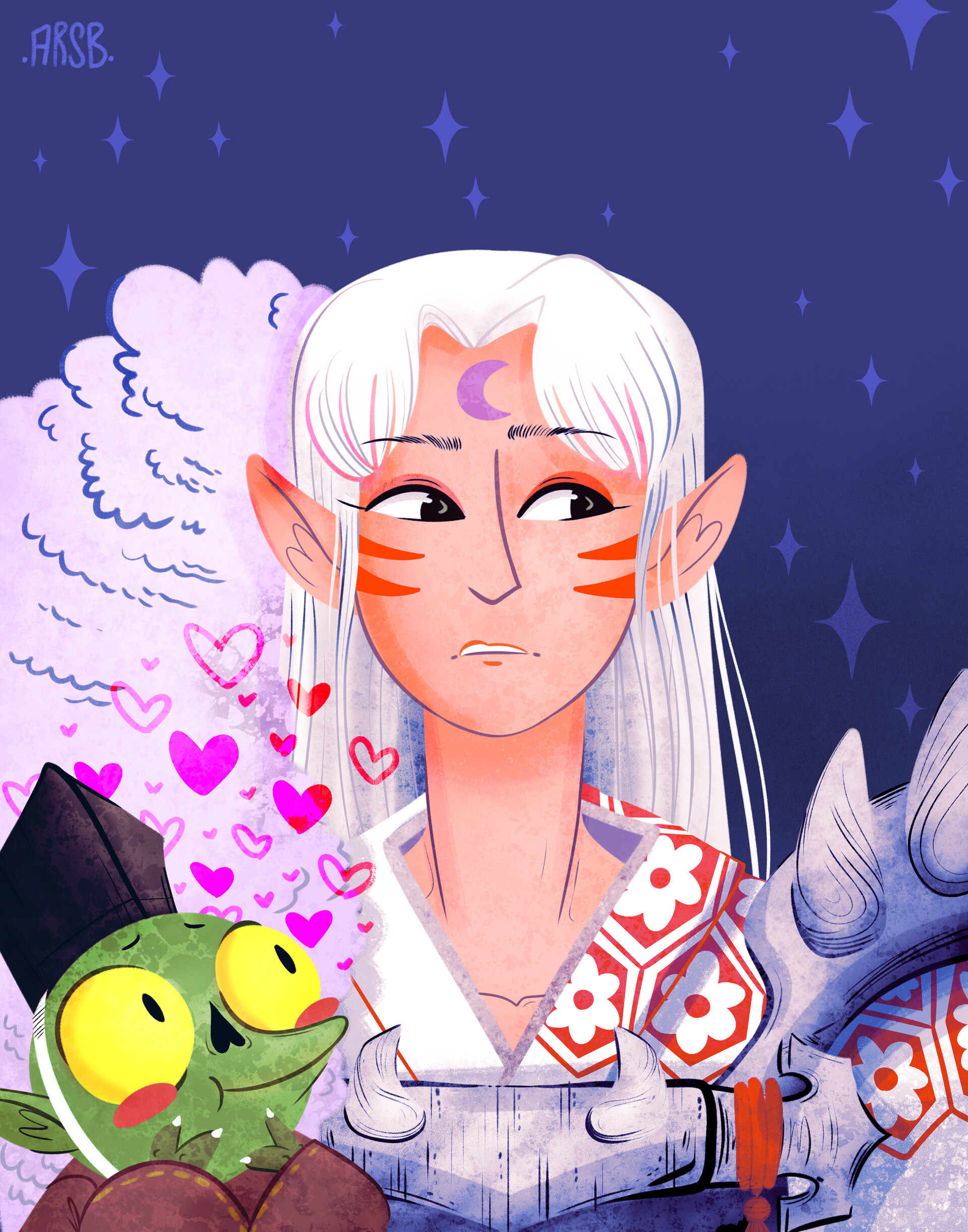 ArtStation - Uncomfortable Sesshomaru