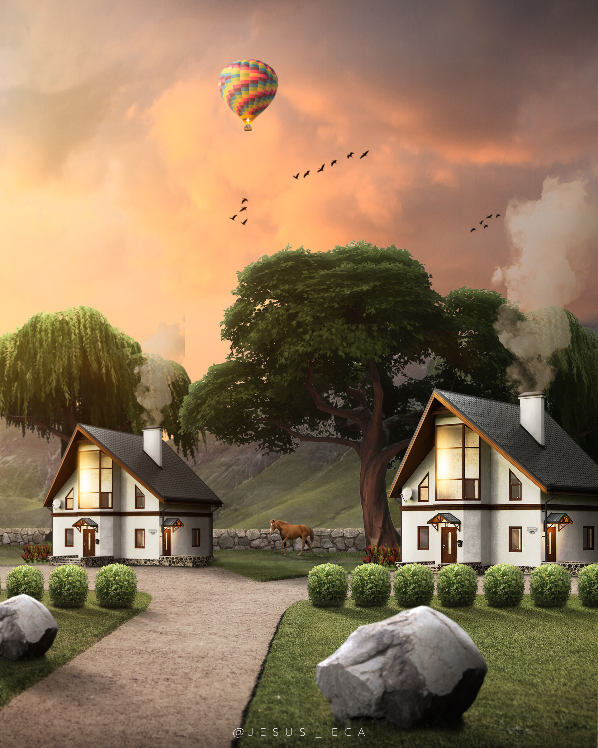 ArtStation - MATTE PAINTING FOR ARCHITECTURE