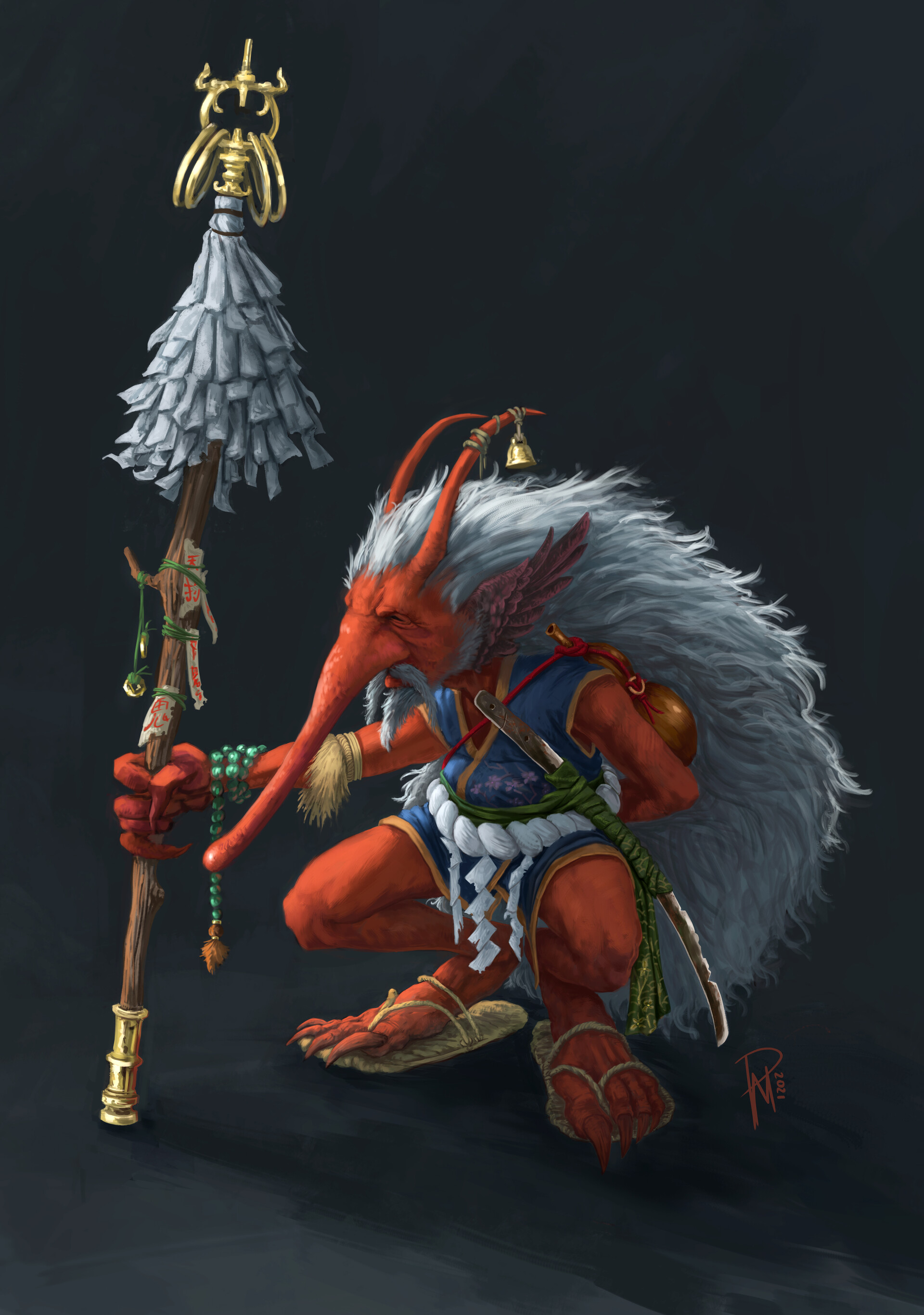 ArtStation - Old Tengu