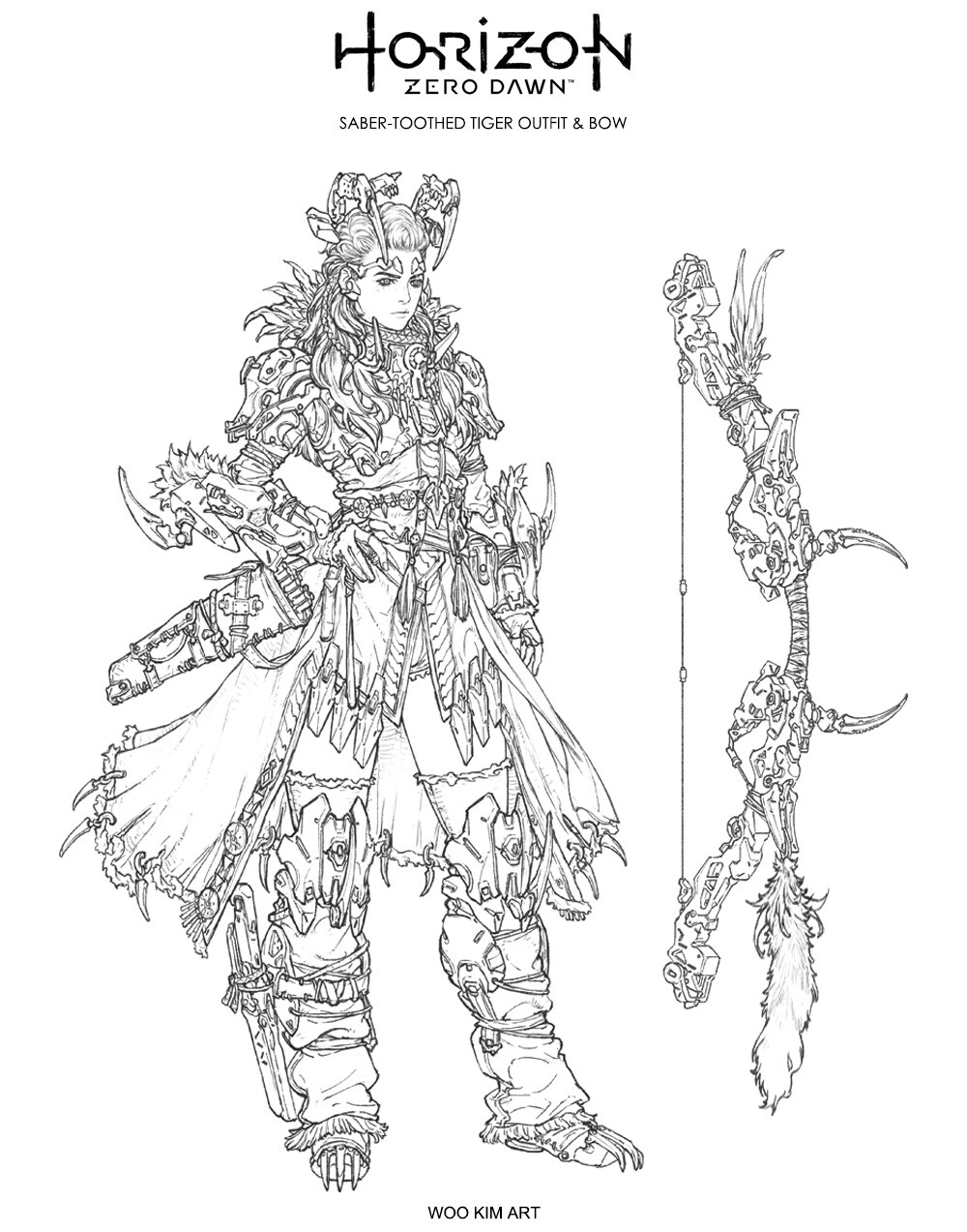 horizon coloring pages