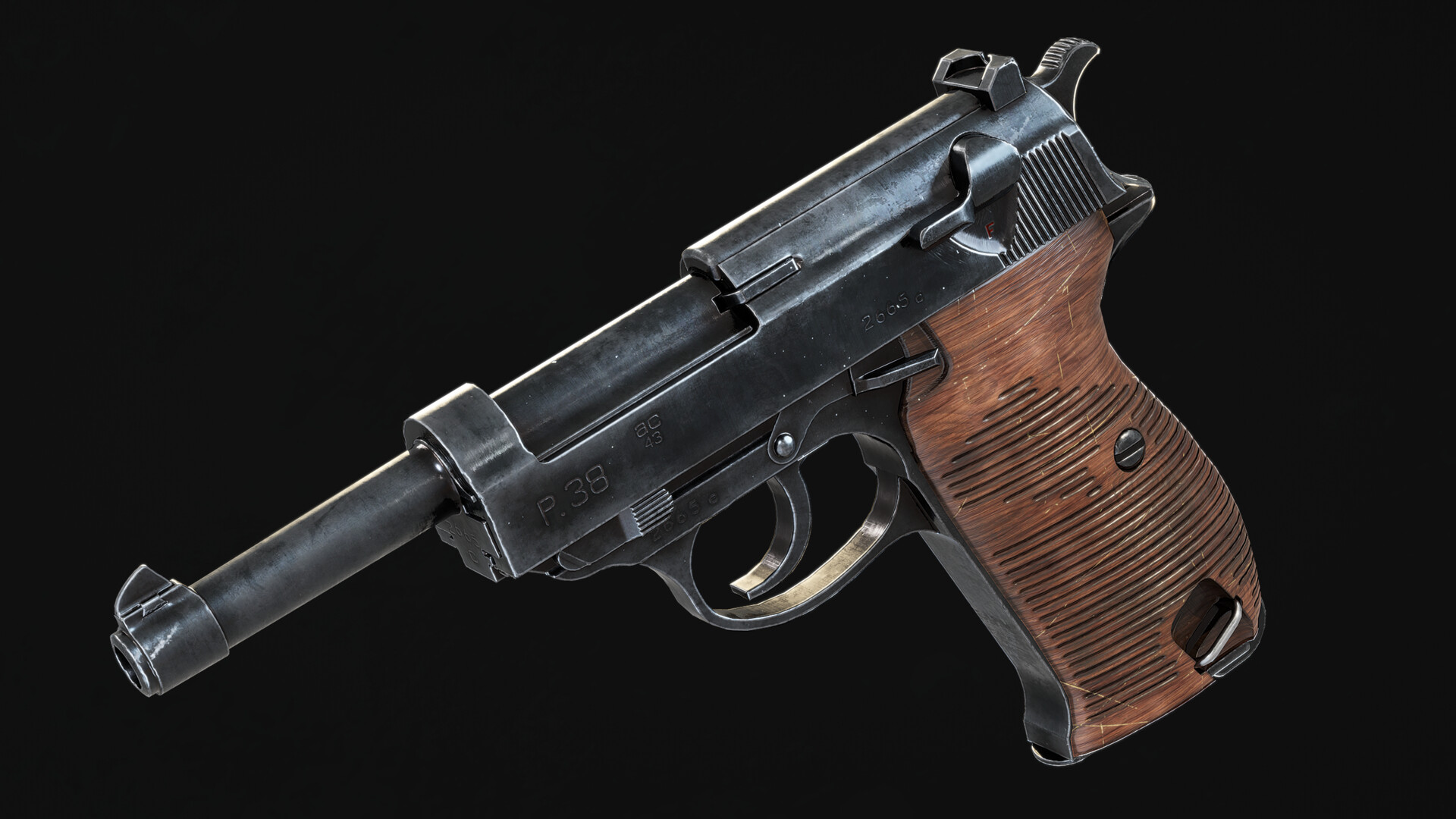 ArtStation - German Walther P38