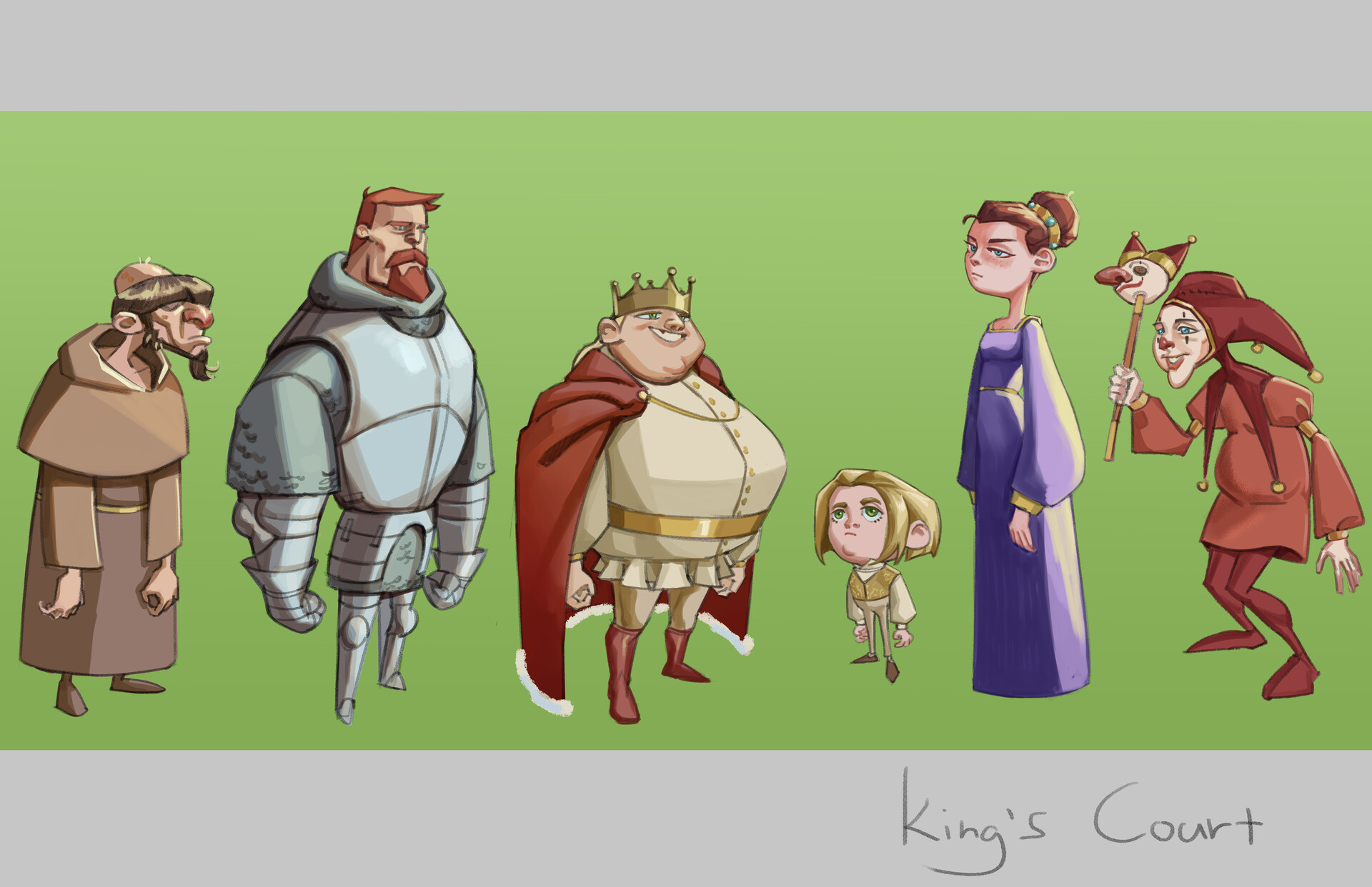 ArtStation - King's court designs