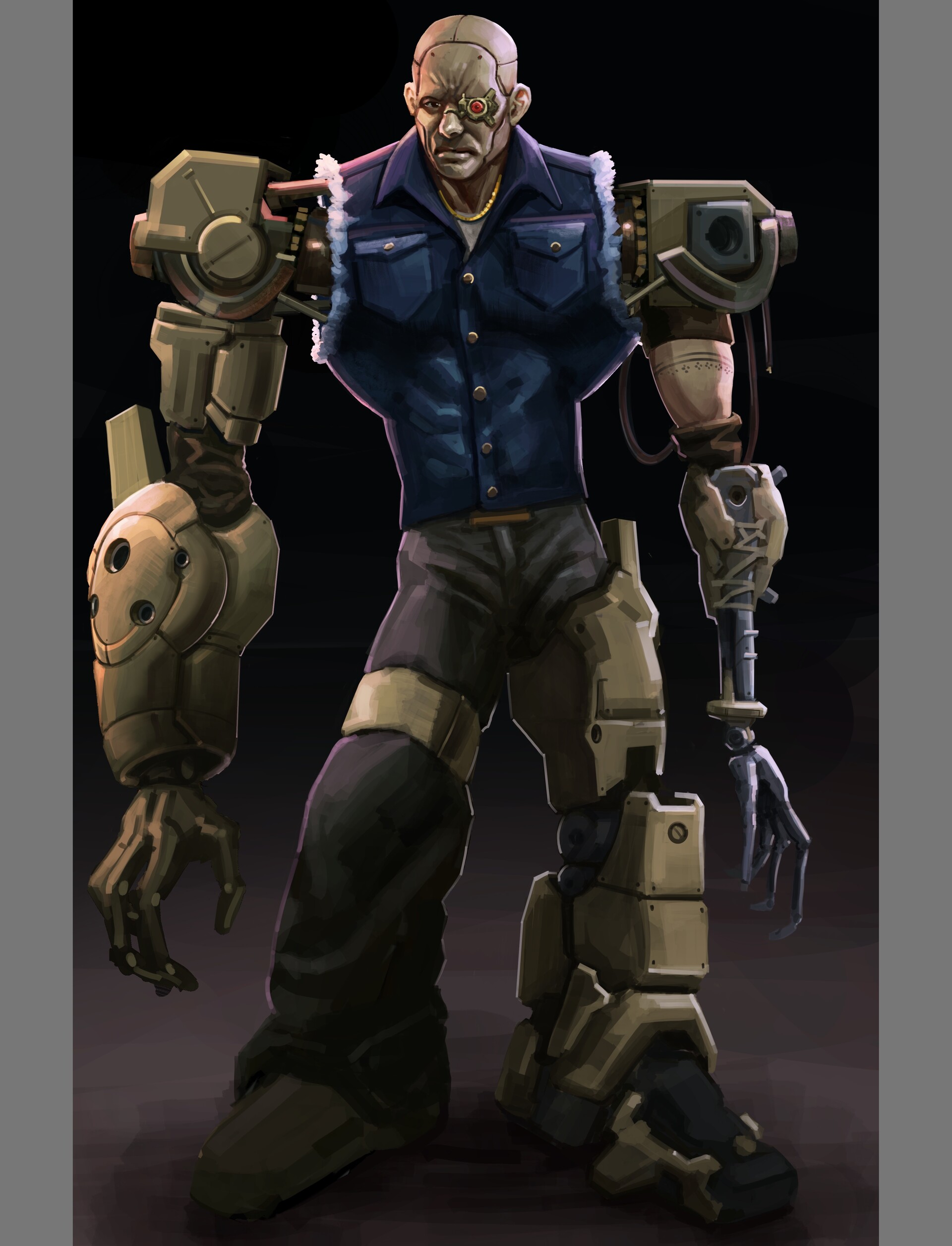 ArtStation - Cyborg Illustration