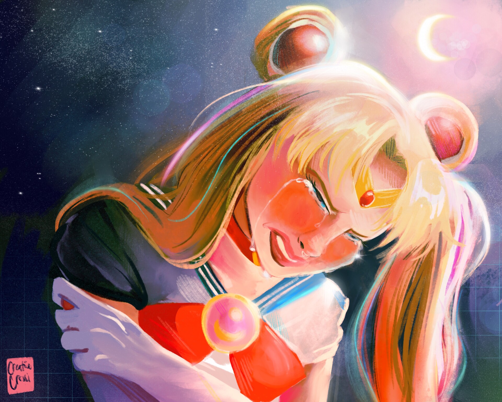 ArtStation - Sailor Moon Tears