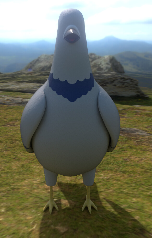 ArtStation - Hot Wheel City: Pigeon/Zombie Pigeon