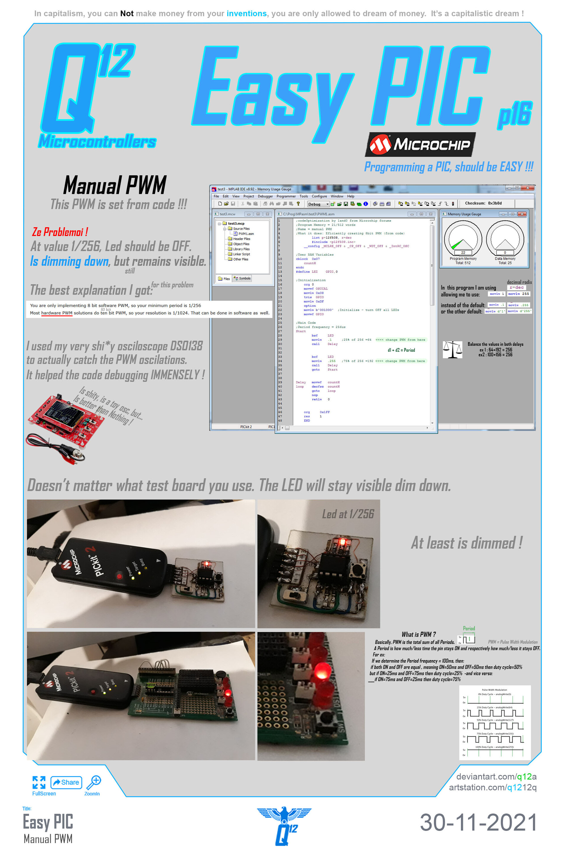 ArtStation - q20211130 Easy PIC Manual PWM