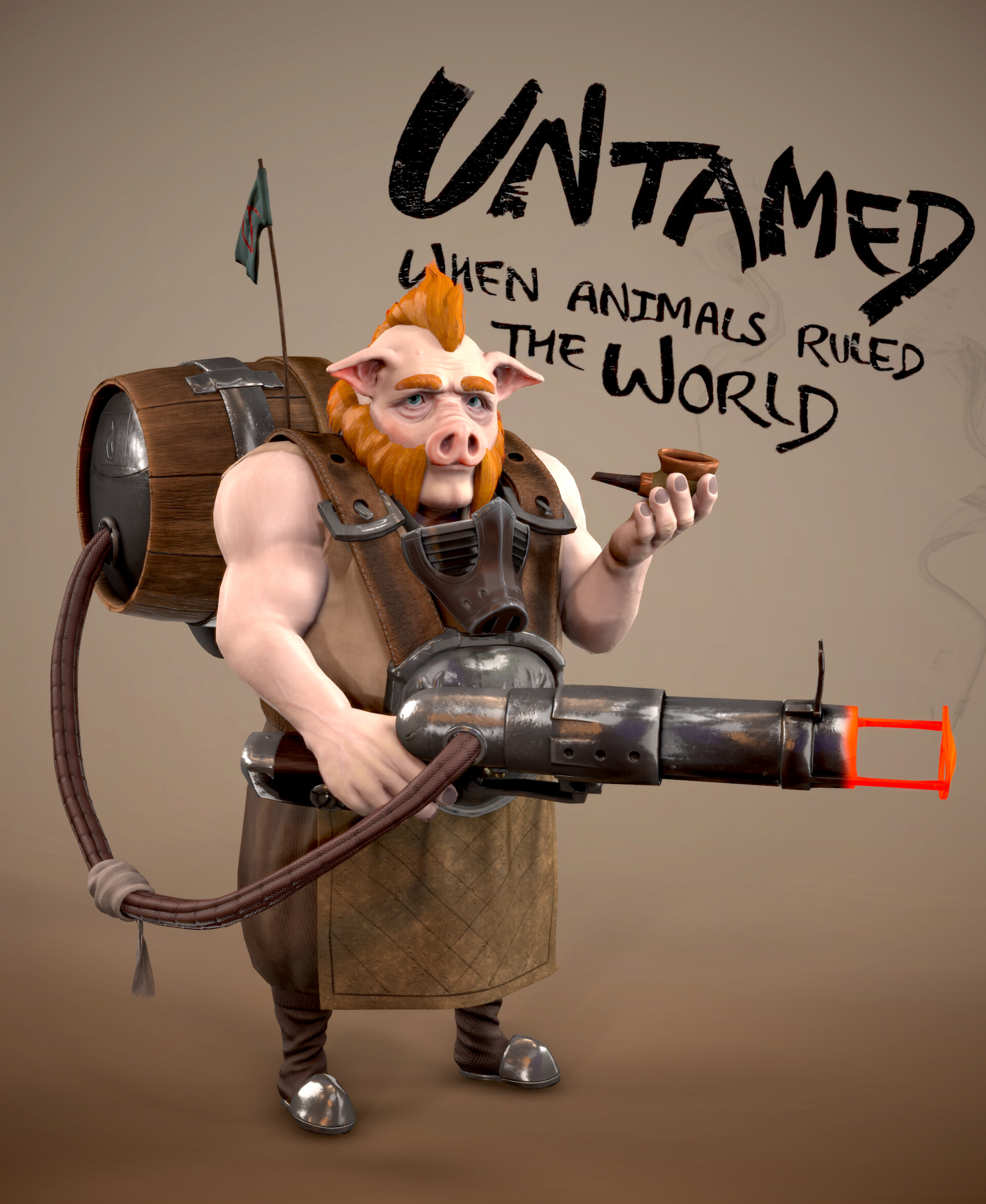 ArtStation - Hog - Untamed: When Animals Ruled The World