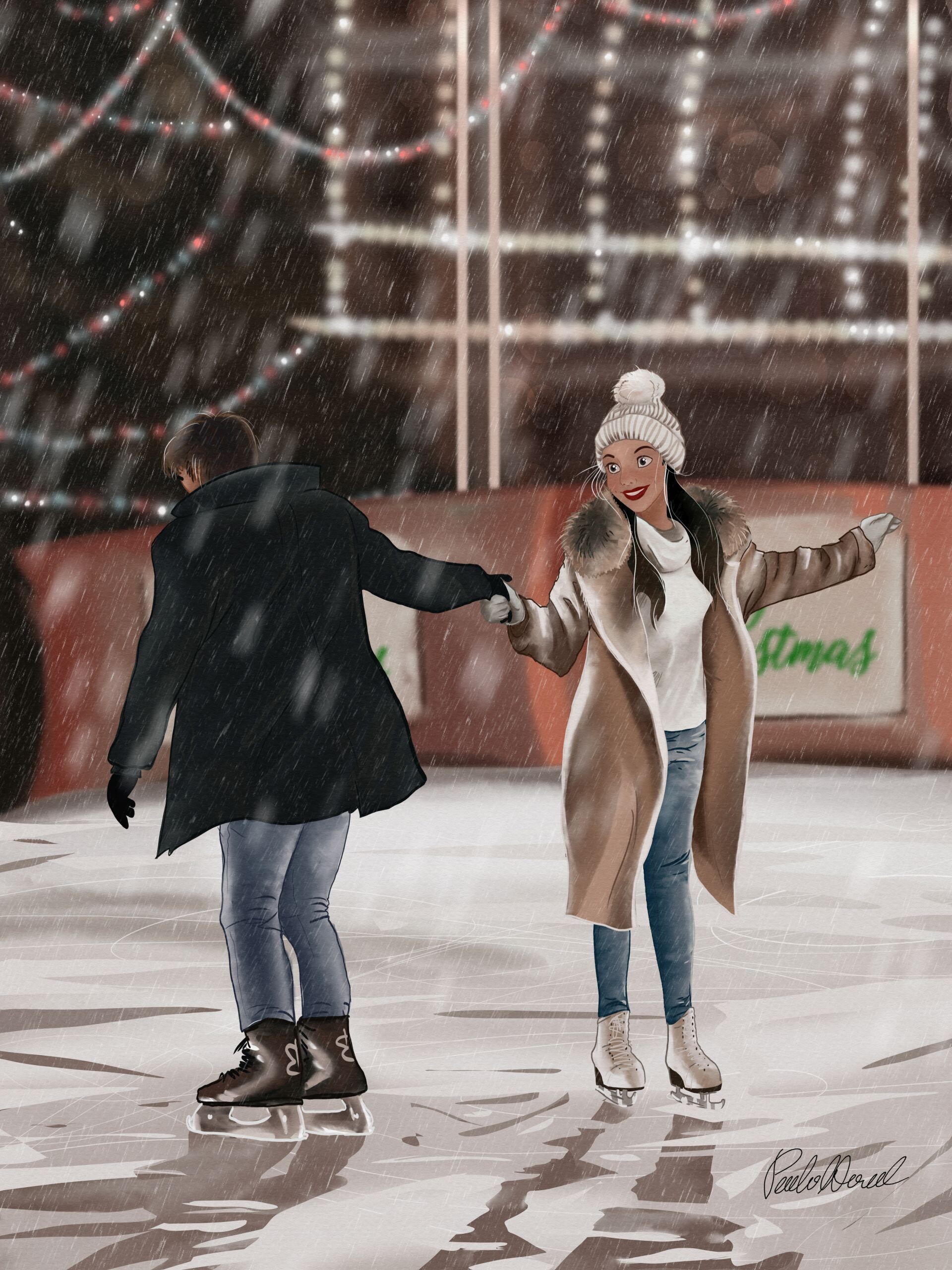ArtStation - Let's go ice skating.