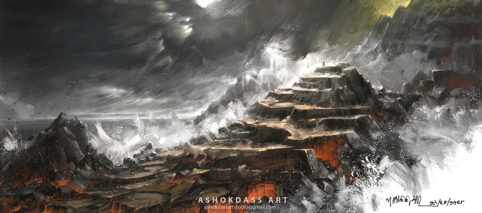 ArtStation - Dramatic wave