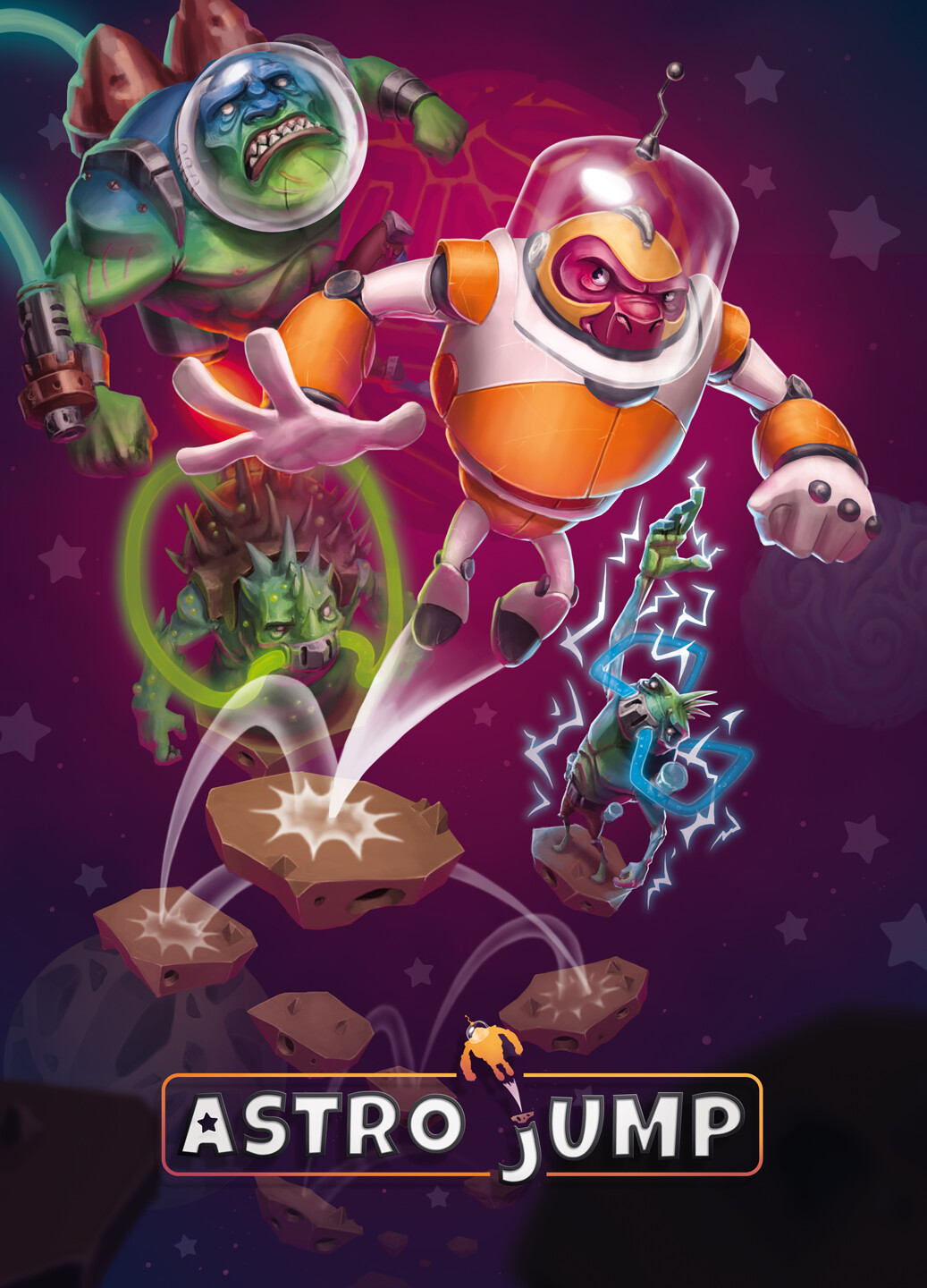 Samuel Bourguignon - Astro Jump : Promotional art