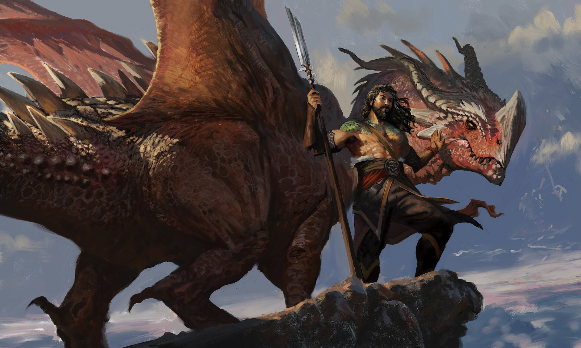 ArtStation - Sarkhan Fan art