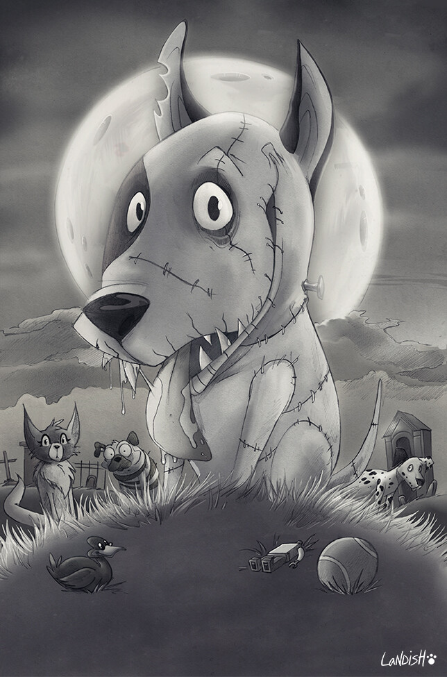 ArtStation - Stray Dogs Cover