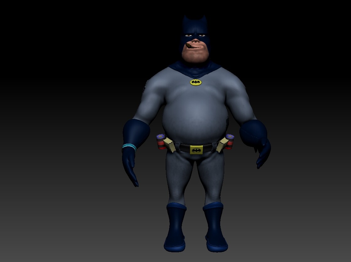 ArtStation - FAT BATMAN