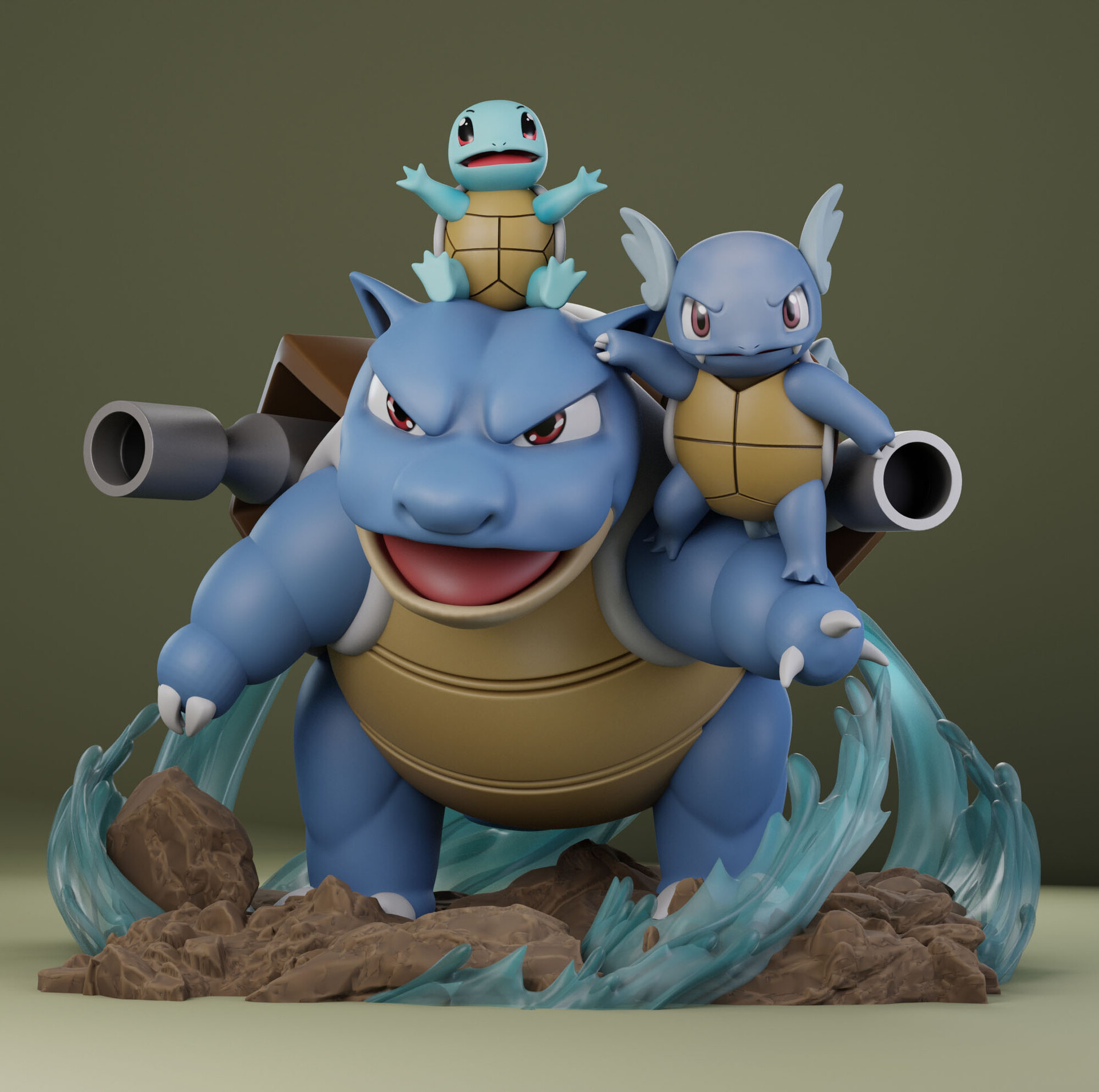 Squirtle Evolution