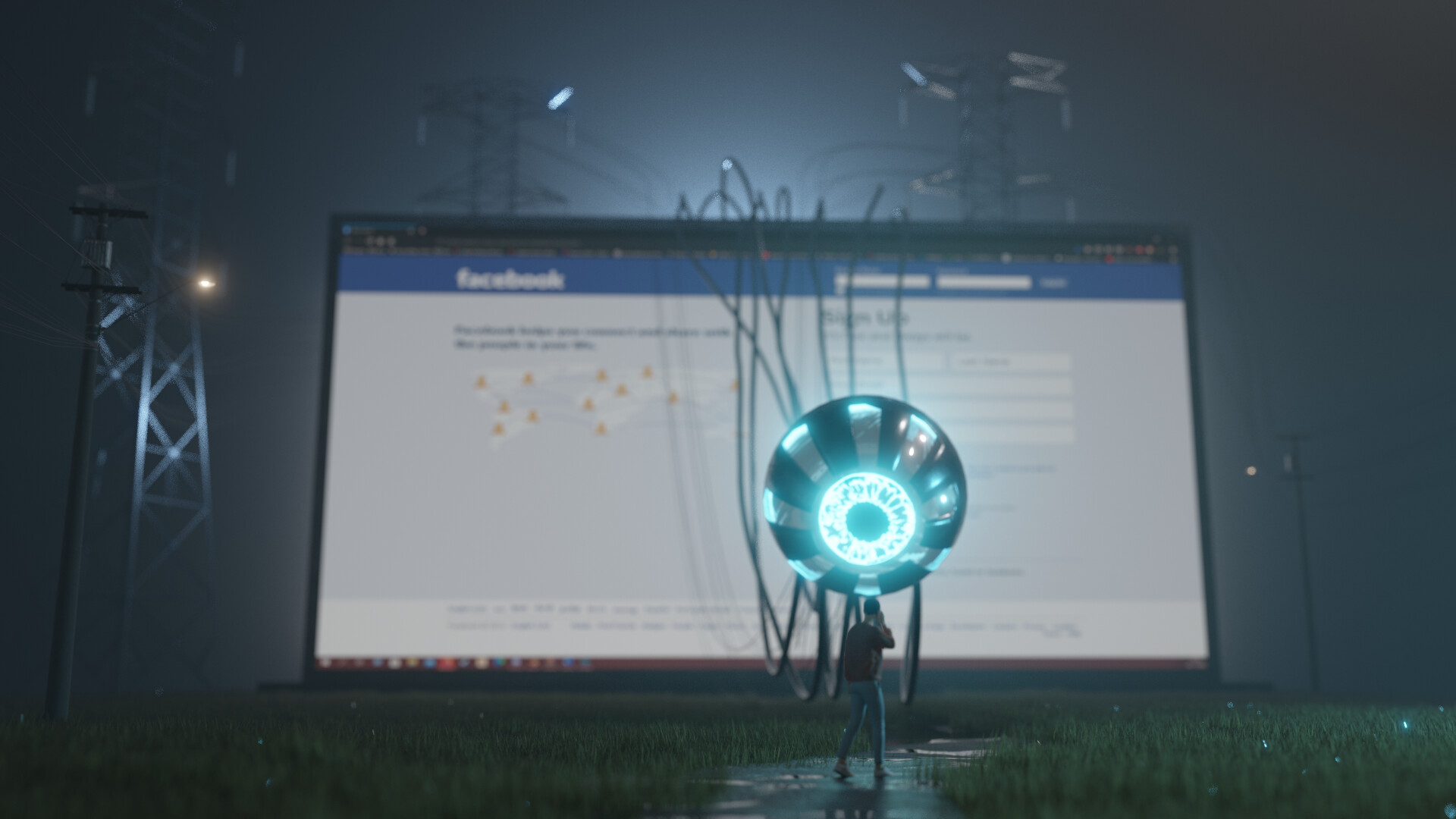 ArtStation - Facebook Scene