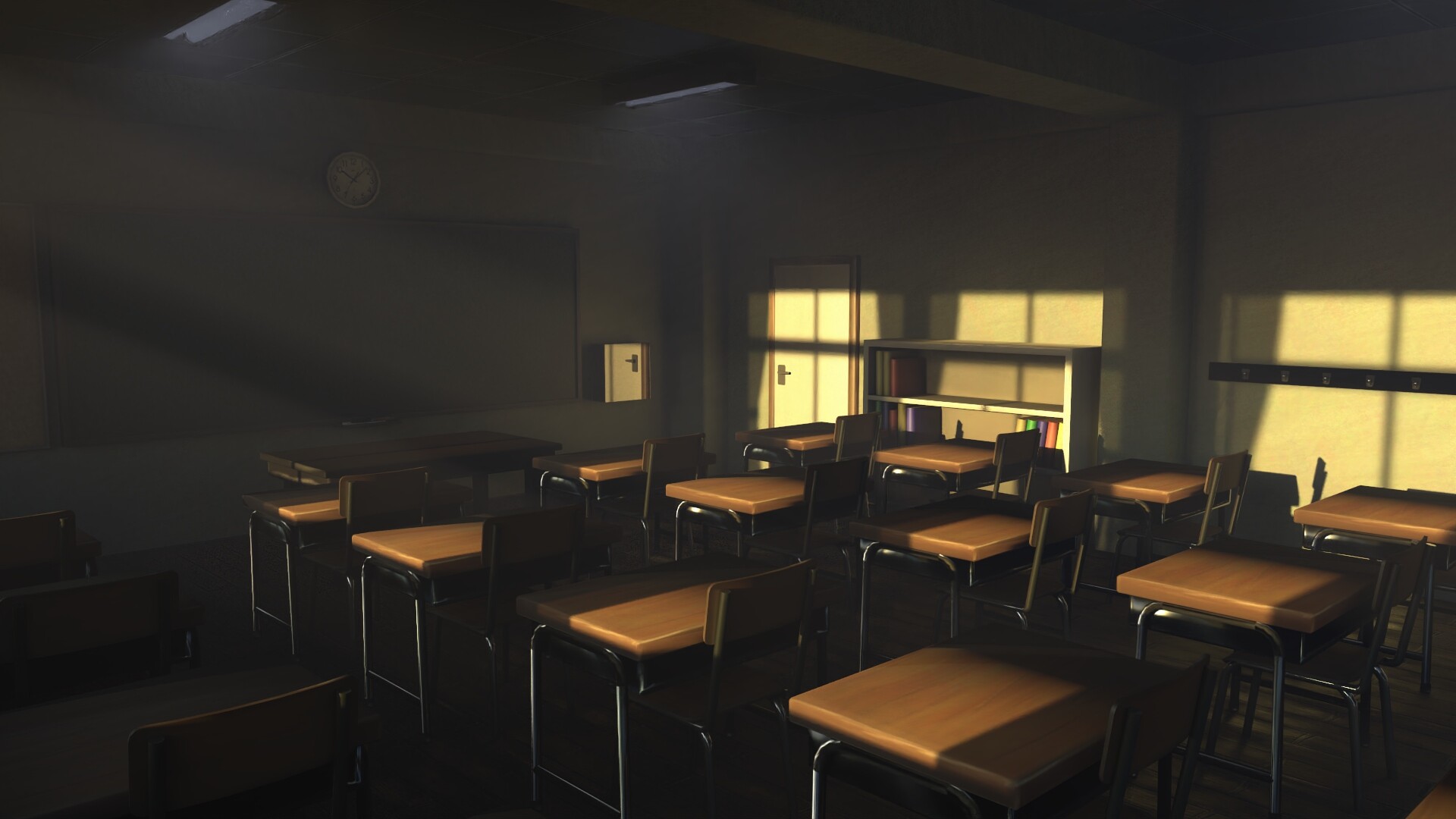 ArtStation - Early Morning Classroom