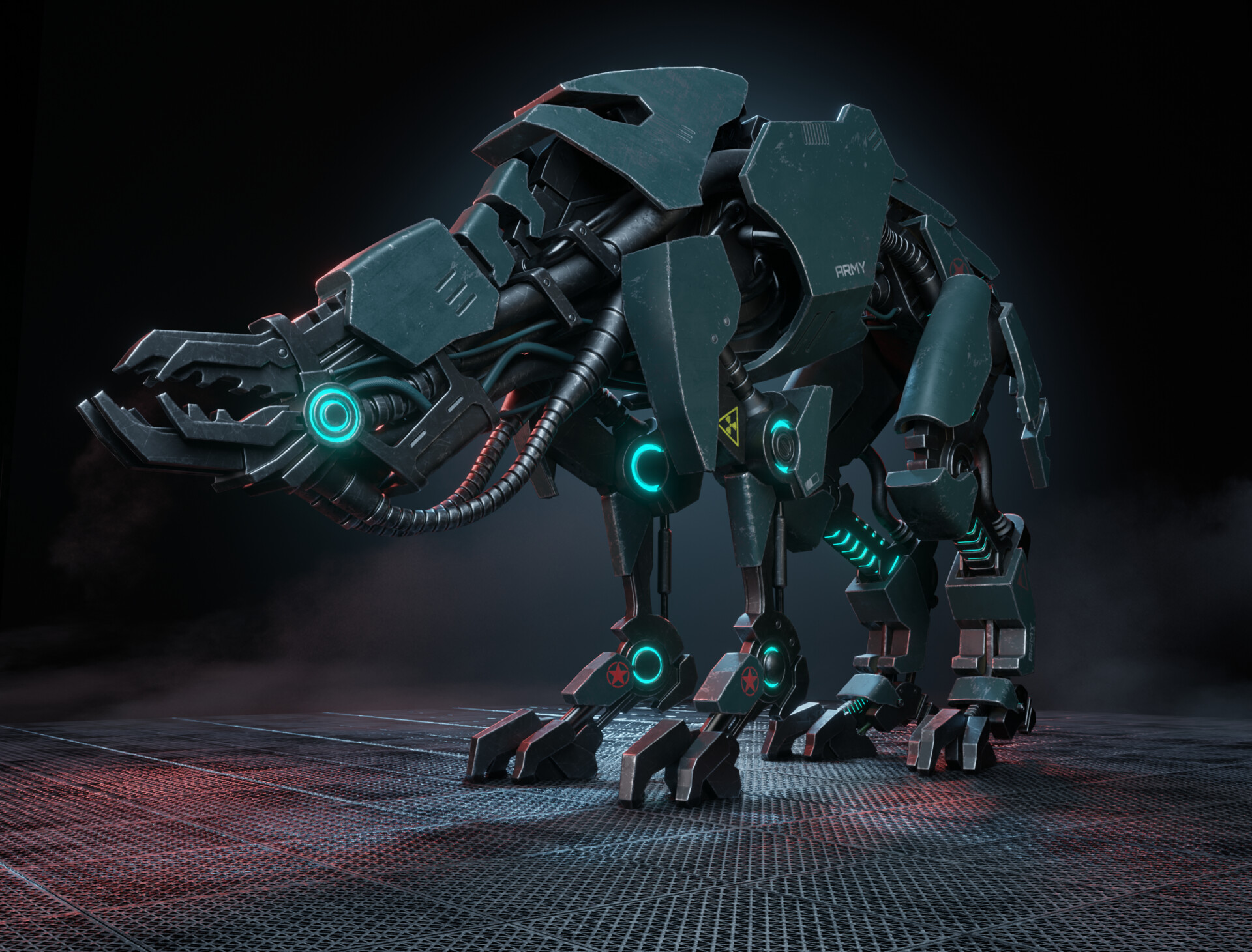 ArtStation - blender , Substance Painter, robot