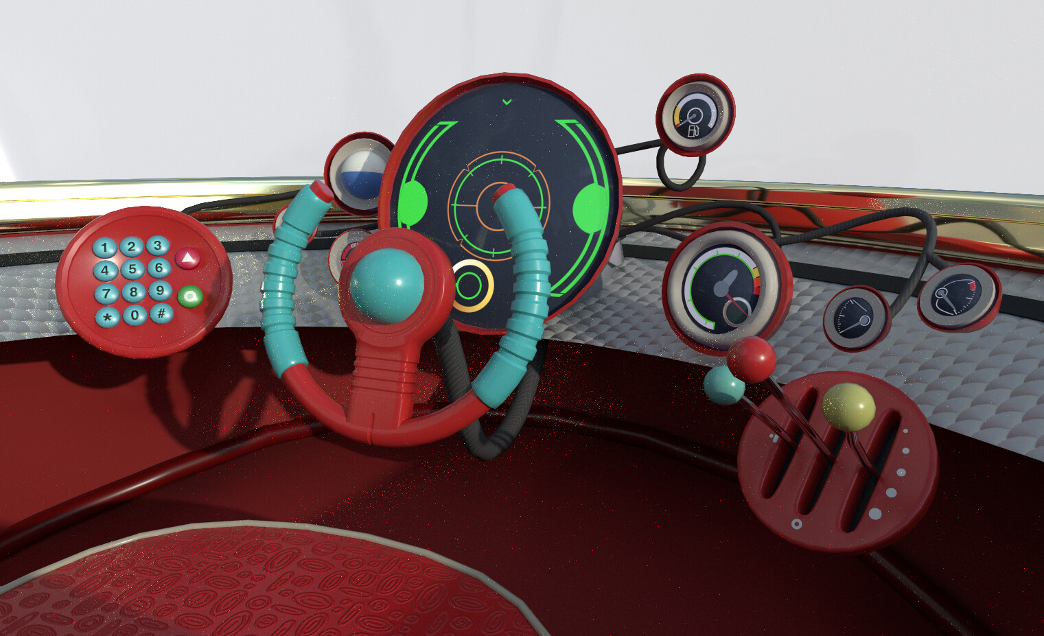 H3BO3 - Time Machine - Replica from Meet The Robinsons